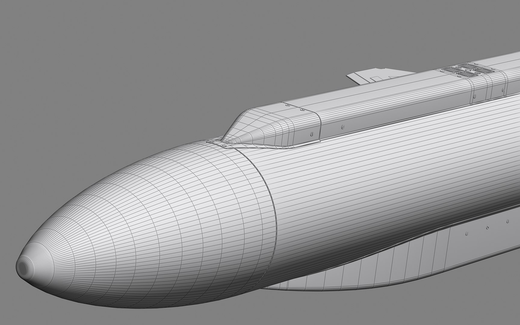 Grom E1-E2 Missile 3D Model - TurboSquid 2311134