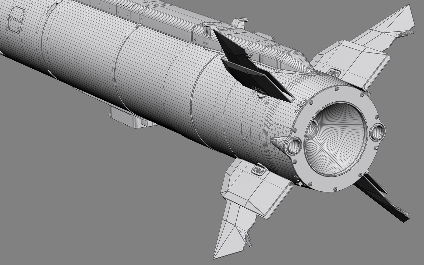 Grom E1-E2 Missile 3D Model - TurboSquid 2311134