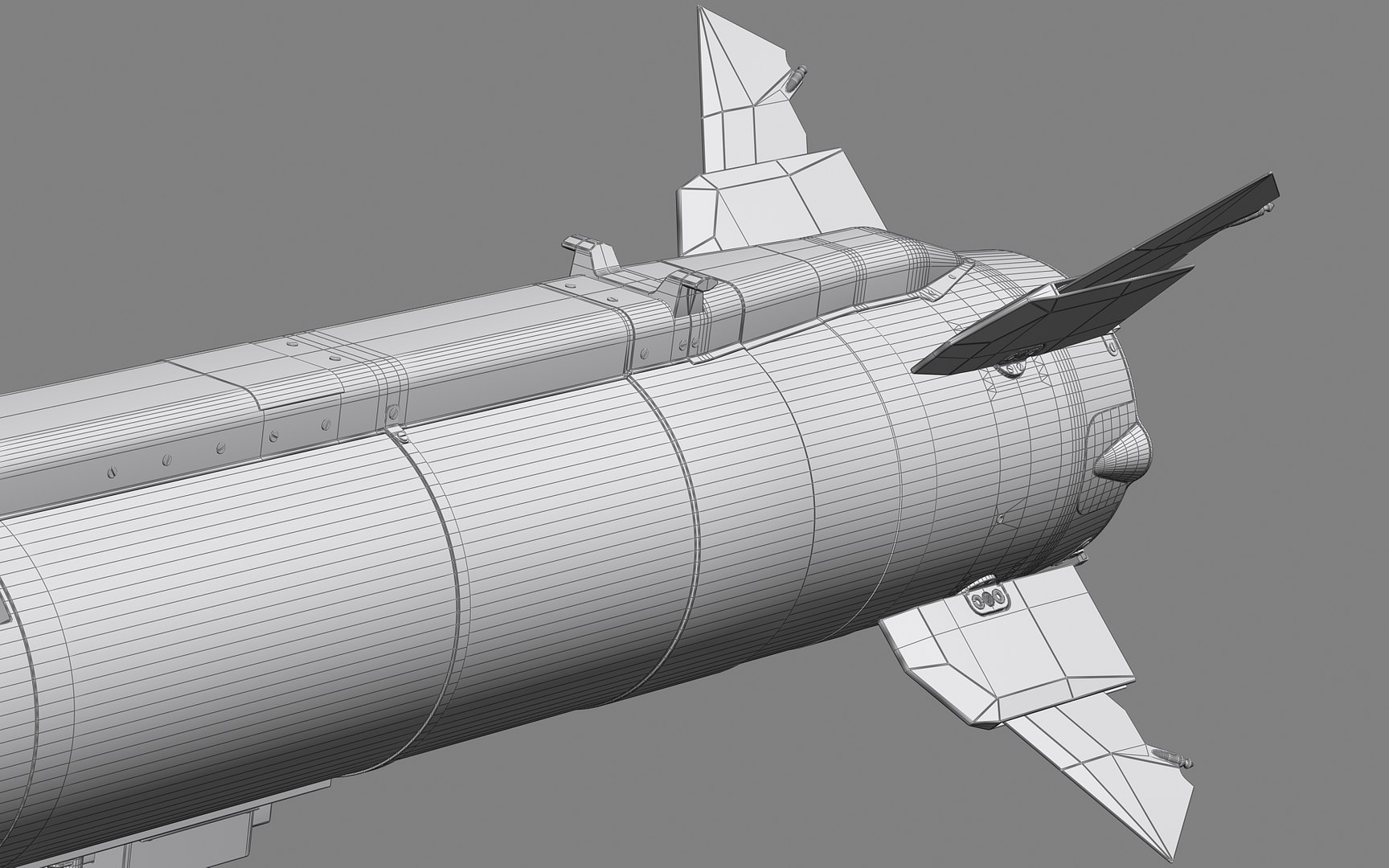 Grom E1-E2 Missile 3D Model - TurboSquid 2311134