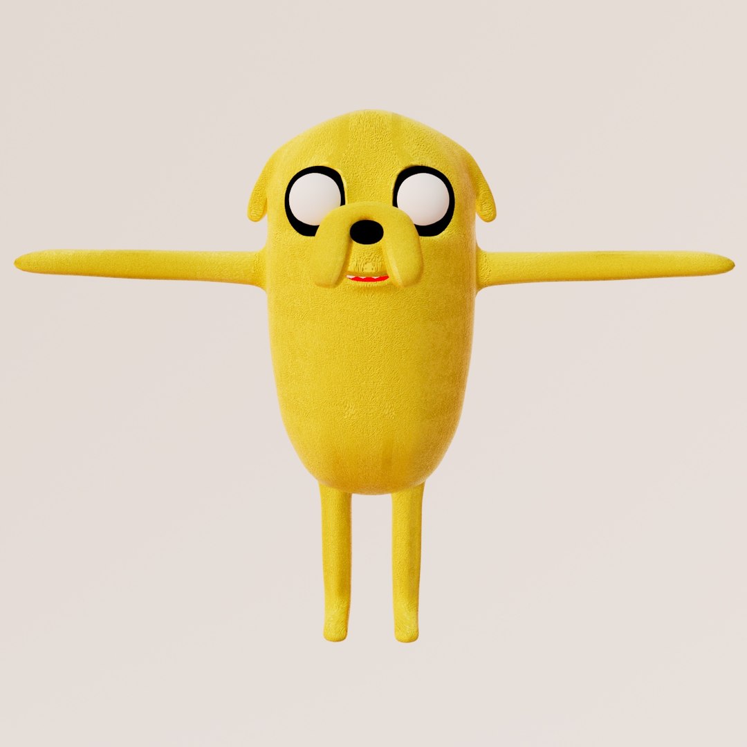 3D JAKE FROM ADVENTURE TIME Model - TurboSquid 2175918