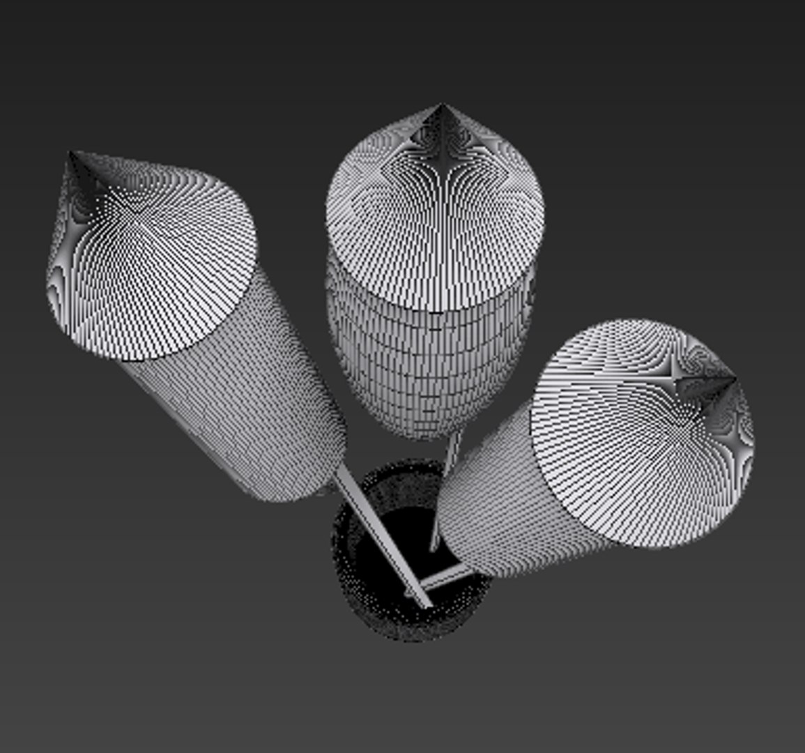 3d Fireworks Work Model