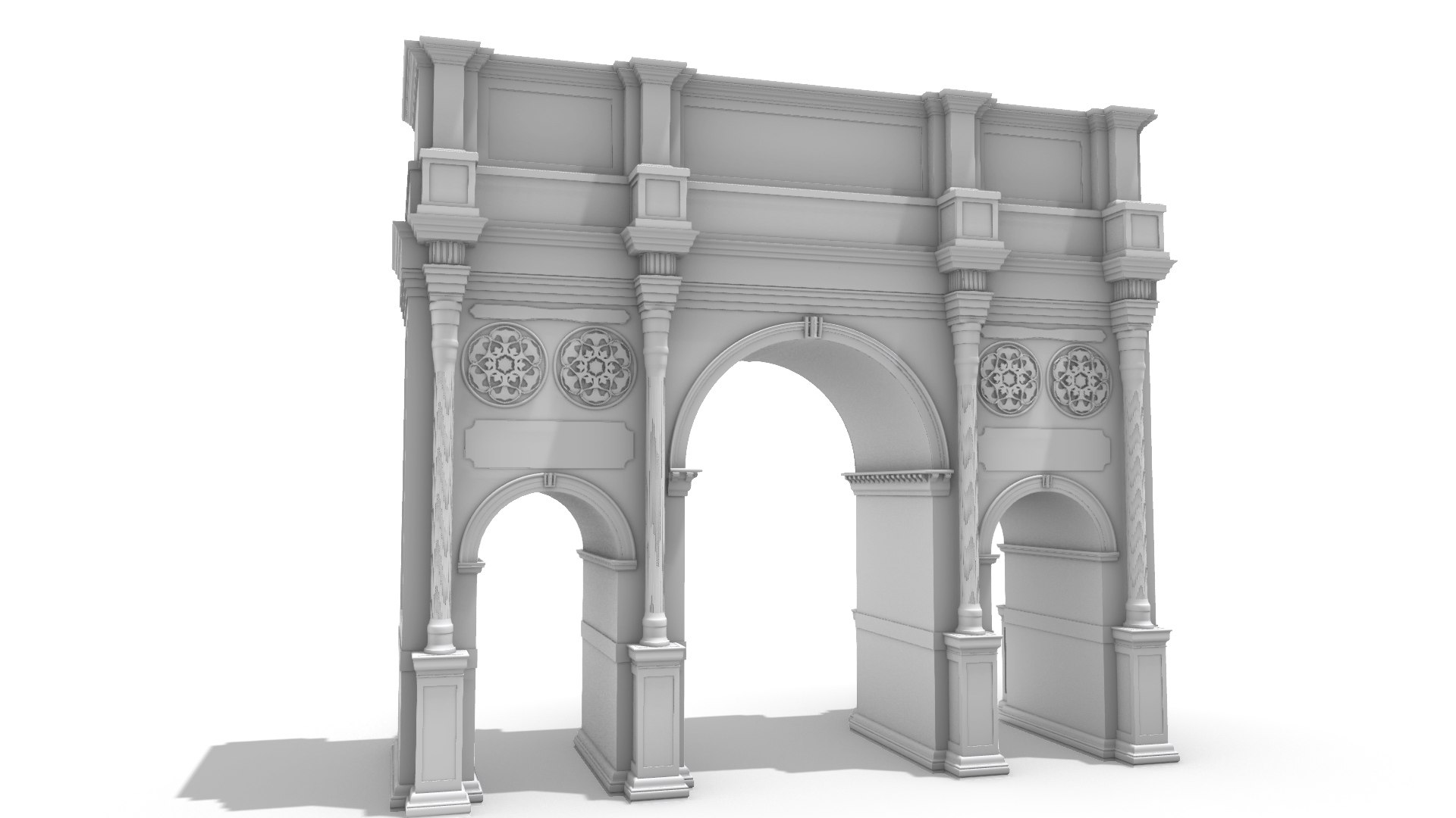 Roman Triumphal Arch 3D Model - TurboSquid 2025760