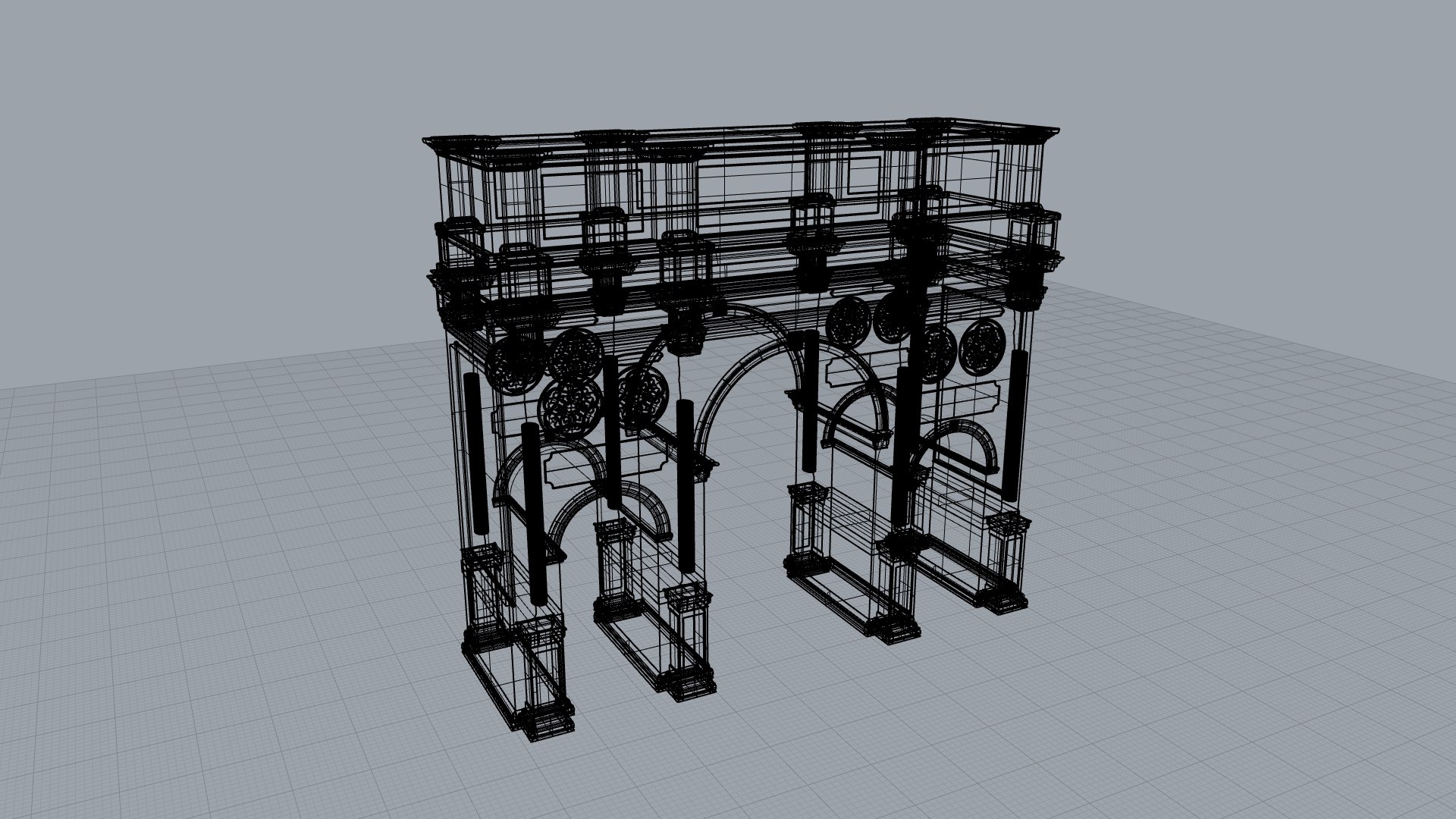 Roman Triumphal Arch 3D Model - TurboSquid 2025760
