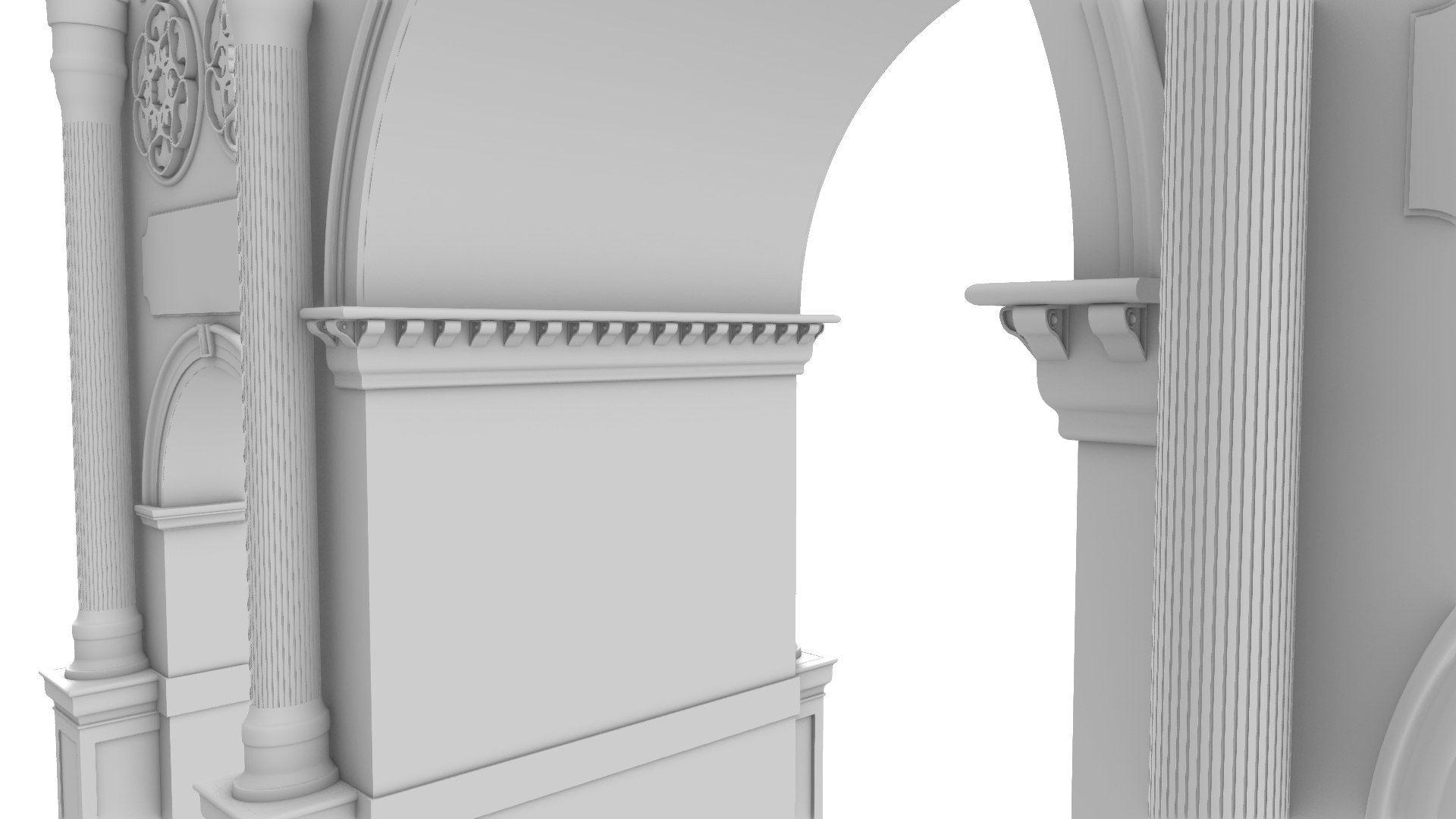 Roman Triumphal Arch 3D Model - TurboSquid 2025760