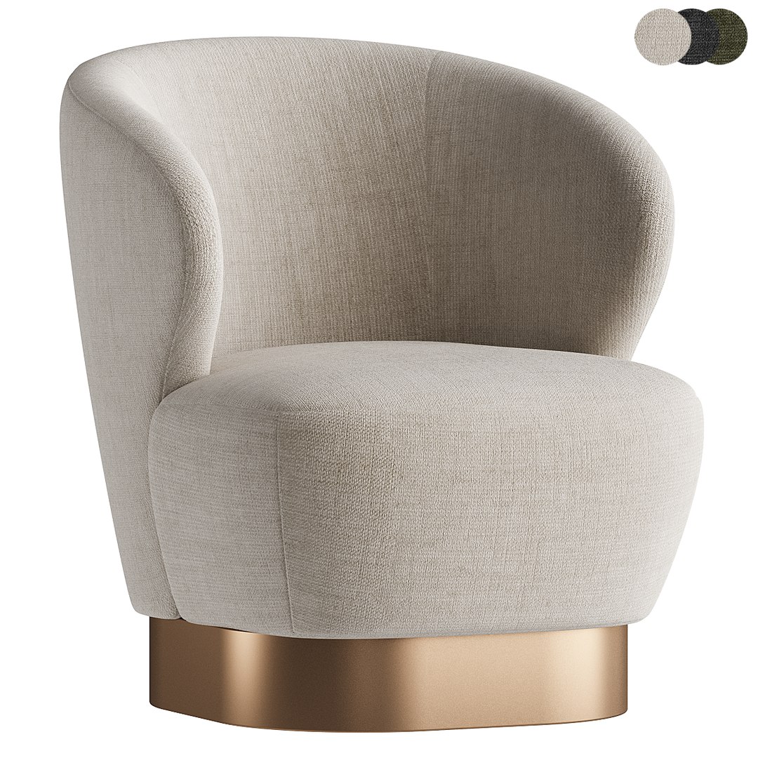 3D LAMBERT SWIVEL CHAIR Model - TurboSquid 2202132