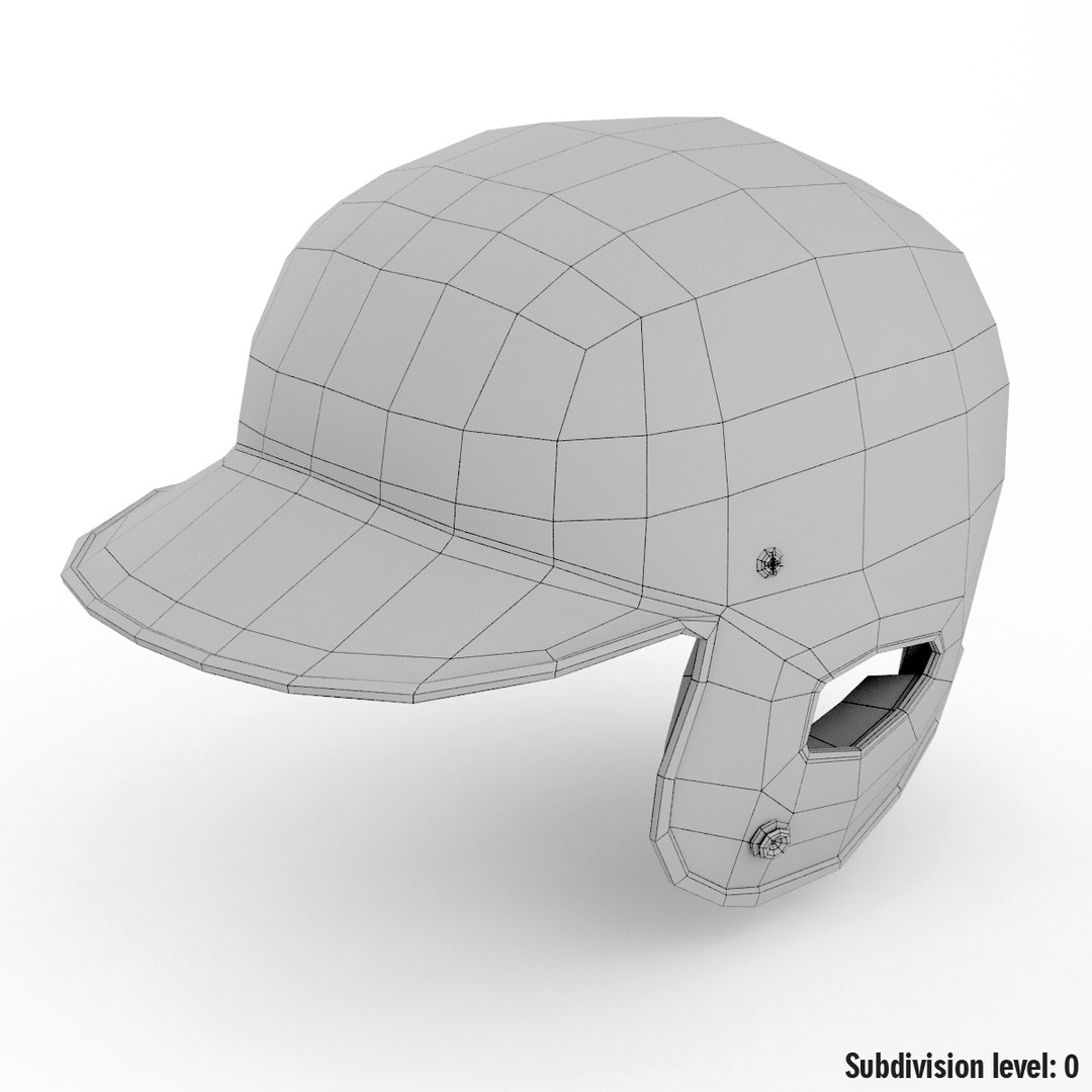 3D Generic Helmet Baseball - - TurboSquid 1161729