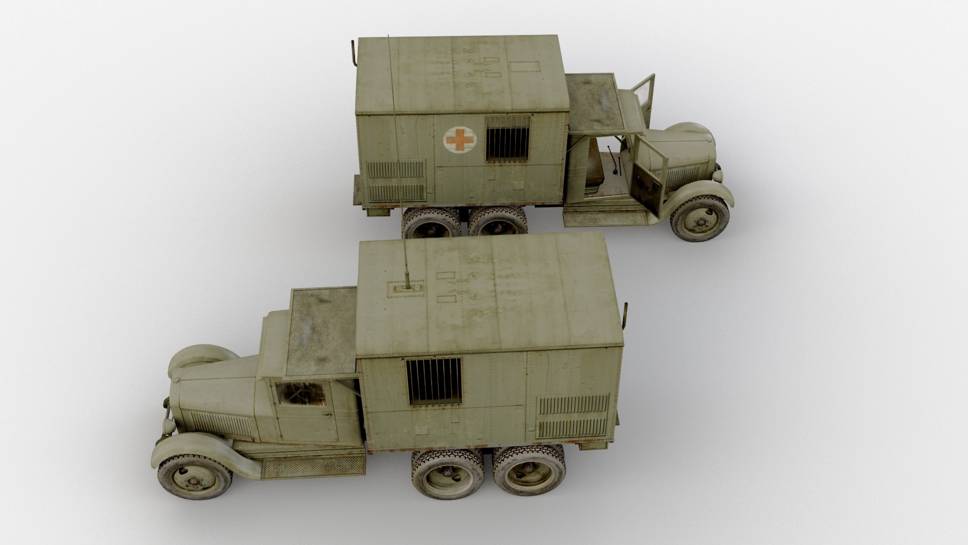 ZIS 5 box 3D - TurboSquid 1968490