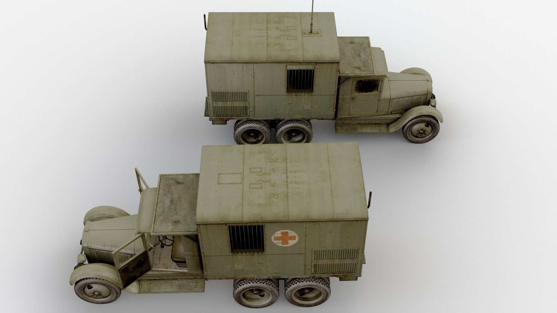 ZIS 5 Box 3D - TurboSquid 1968490