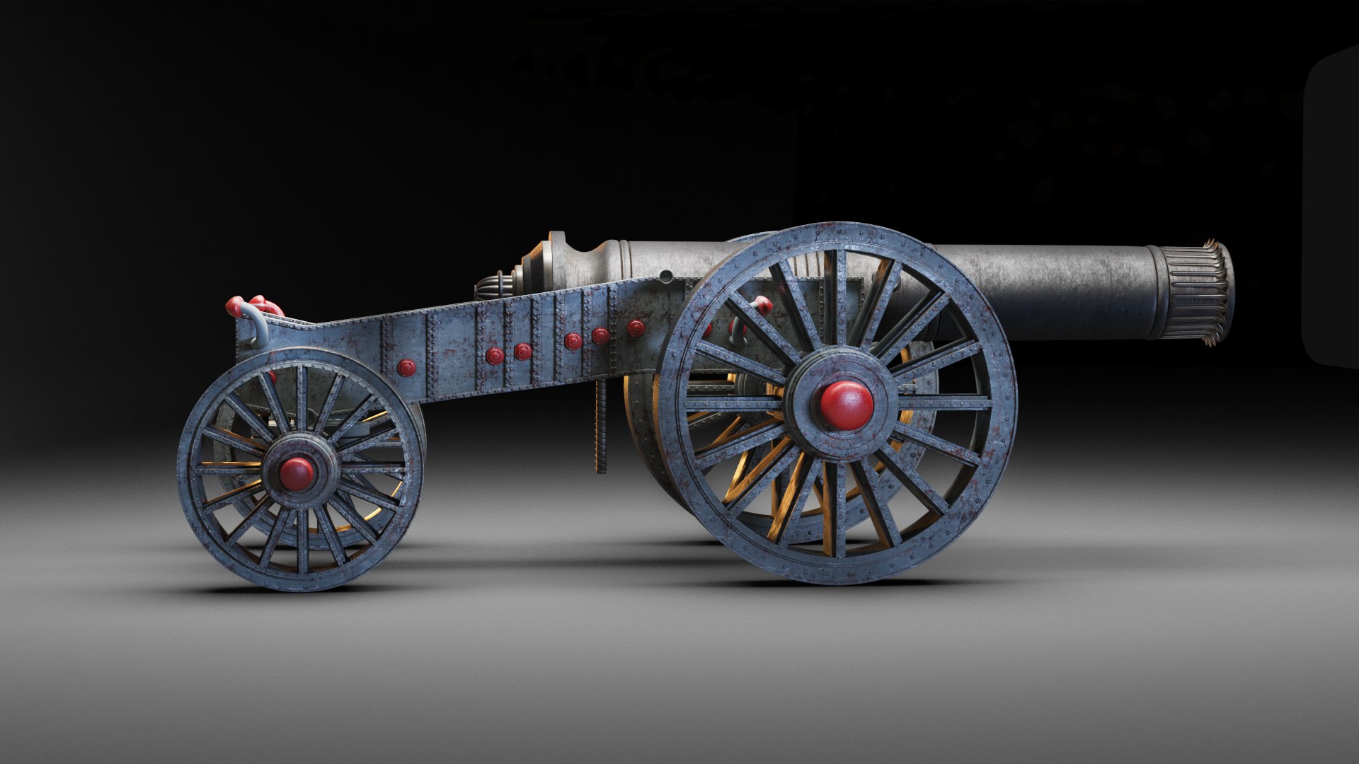 3D Asia Biggest Cannon 3D Model Model - TurboSquid 2075019