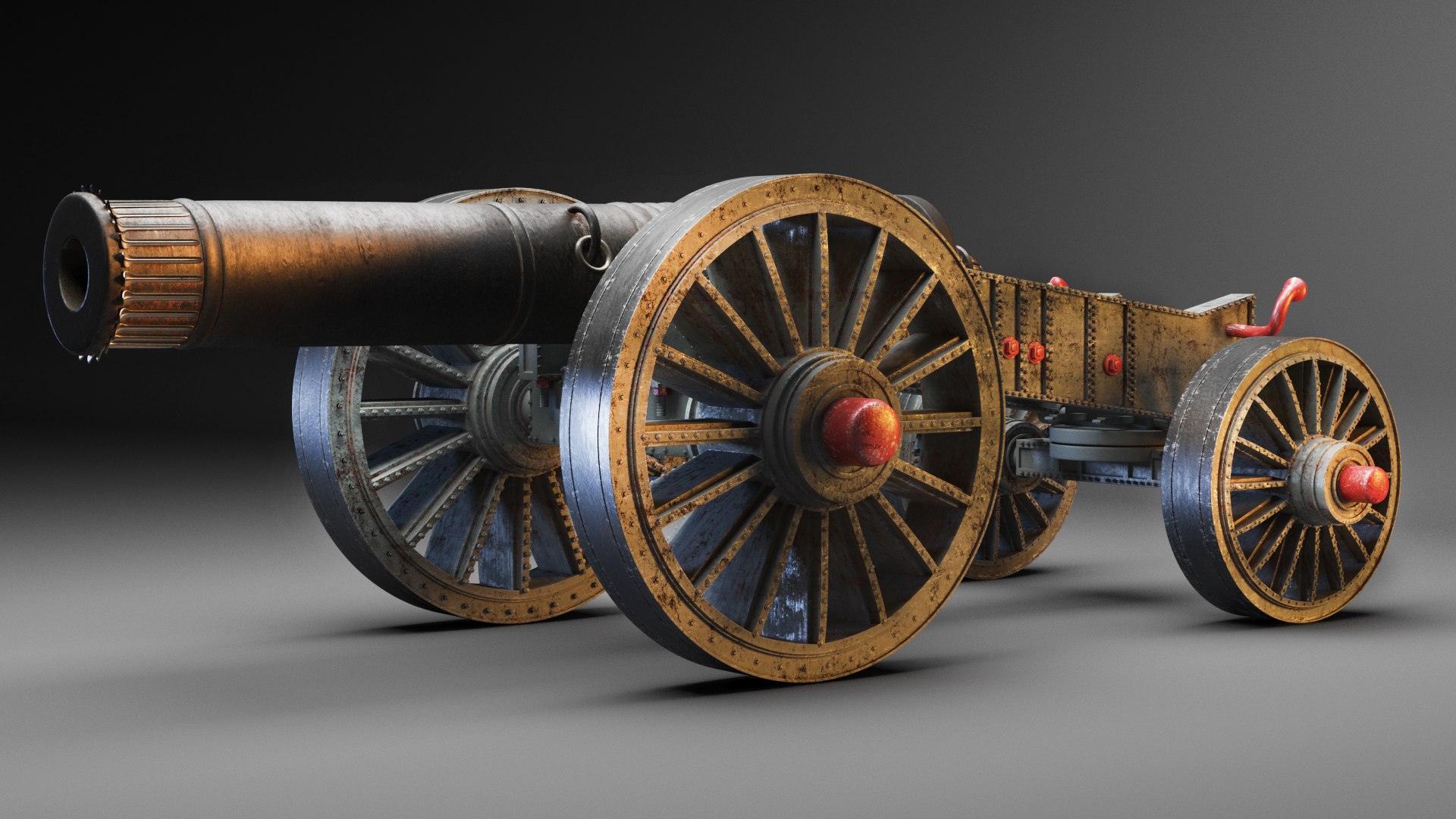 3D Asia Biggest Cannon 3D Model Model - TurboSquid 2075019