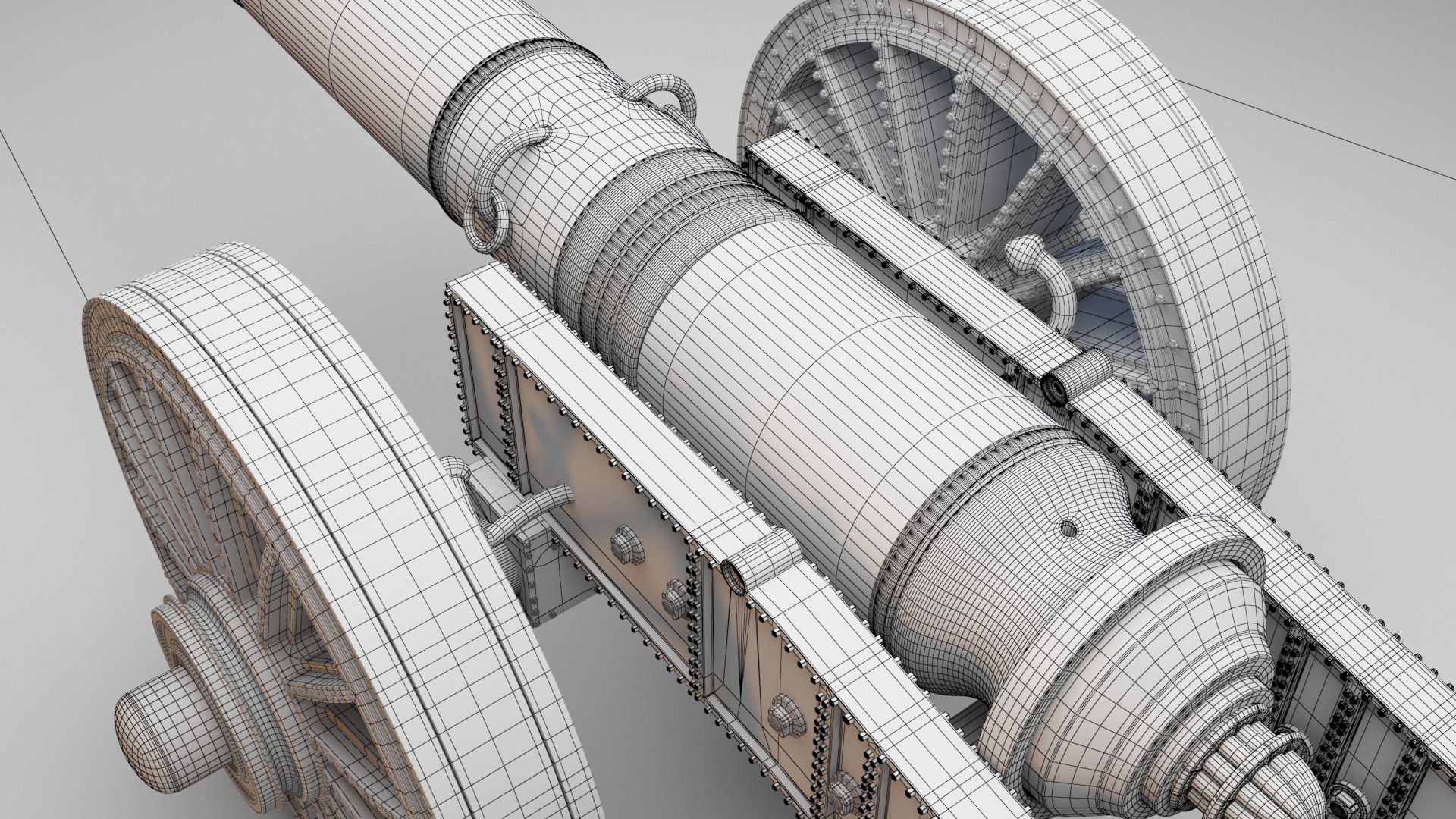 3D Asia Biggest Cannon 3D Model Model - TurboSquid 2075019