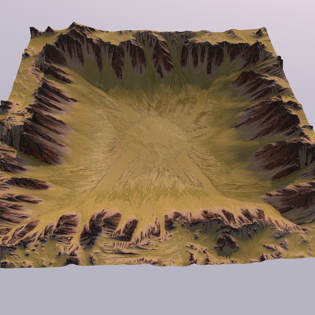 Desert Terrain Model - TurboSquid 1150268