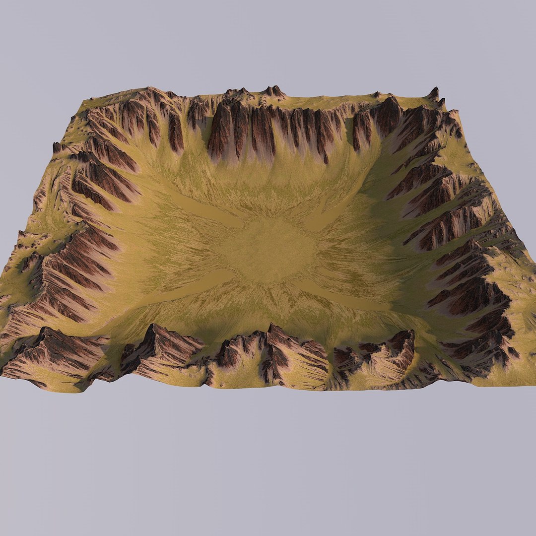 Desert Terrain Model - TurboSquid 1150268