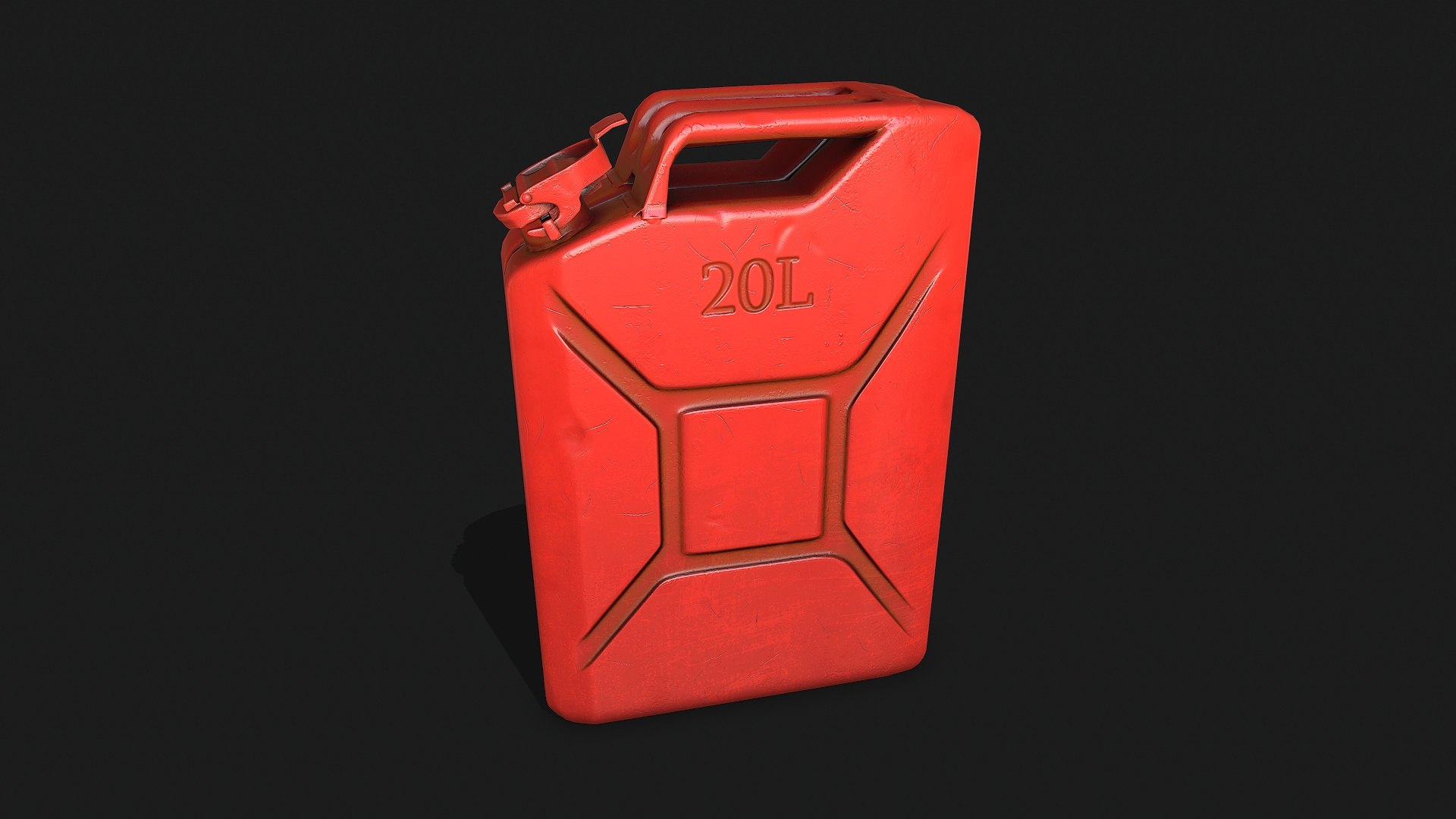 Jerrycan Gas Can 3D - TurboSquid 2152783