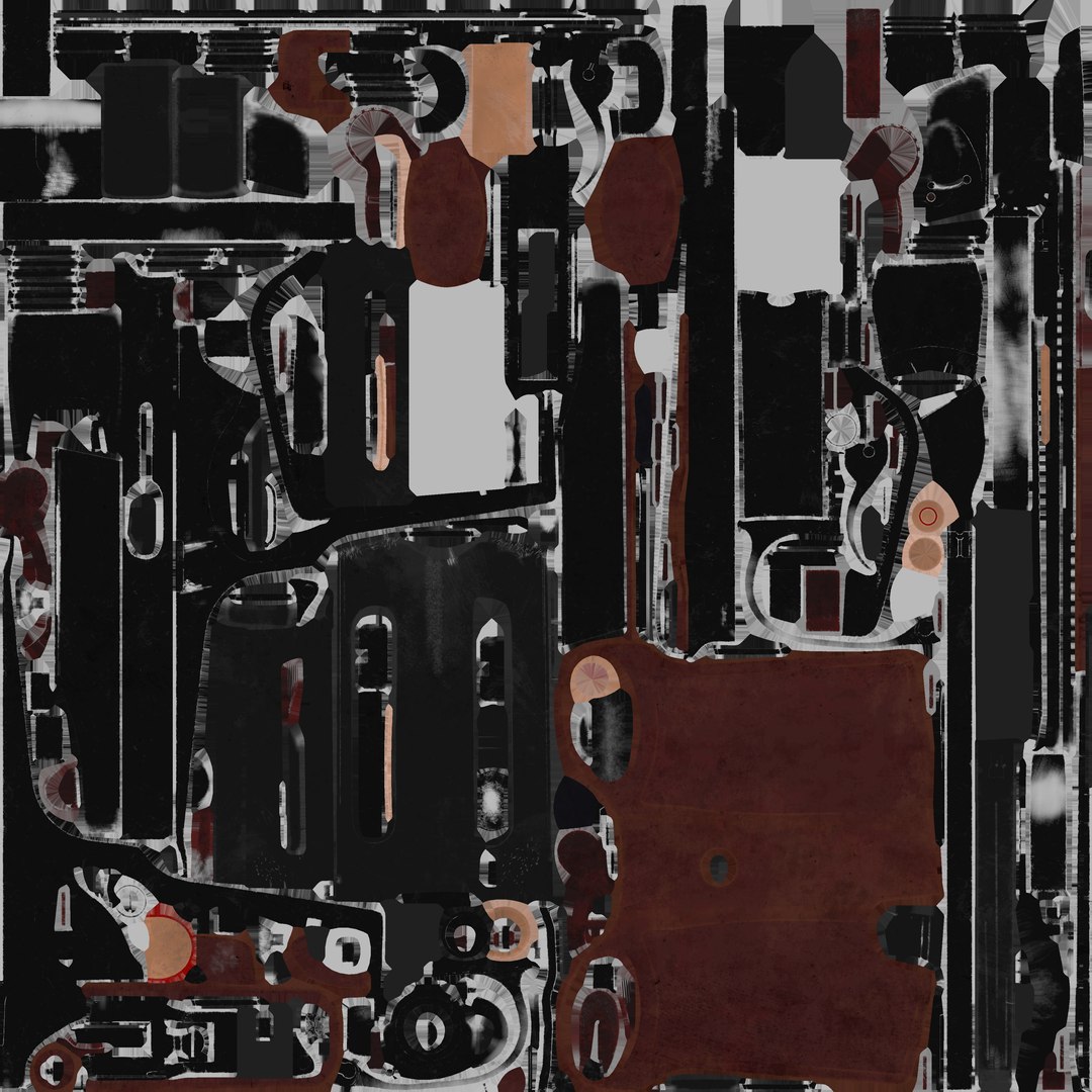 3D AAA Low-Poly Makarov Pistol PM FPS VR - TurboSquid 1854335