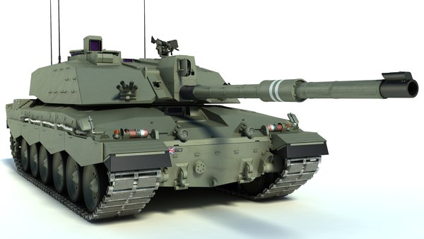 challenger 2 mbt tank 3d model