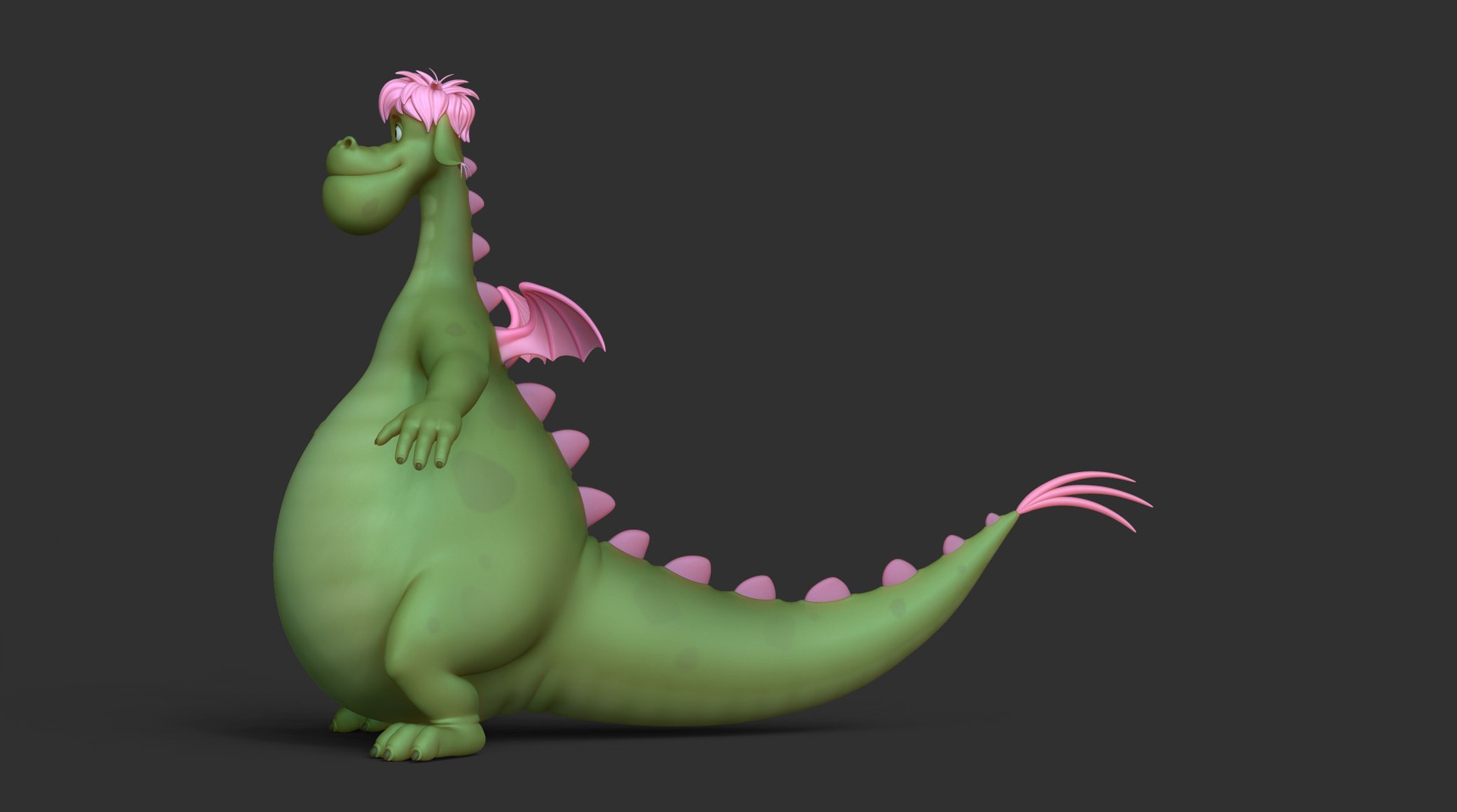 3D Elliott The Dragon - TurboSquid 2068809