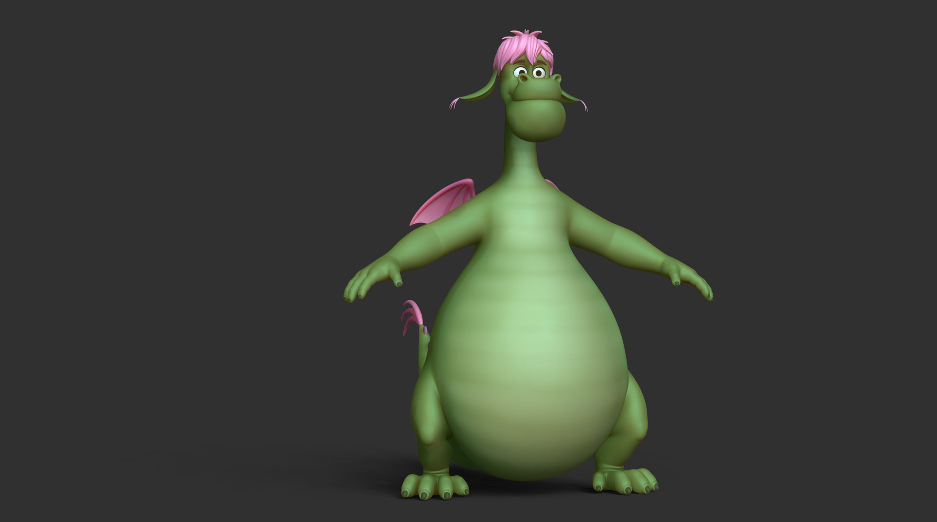 3D Elliott The Dragon - TurboSquid 2068809