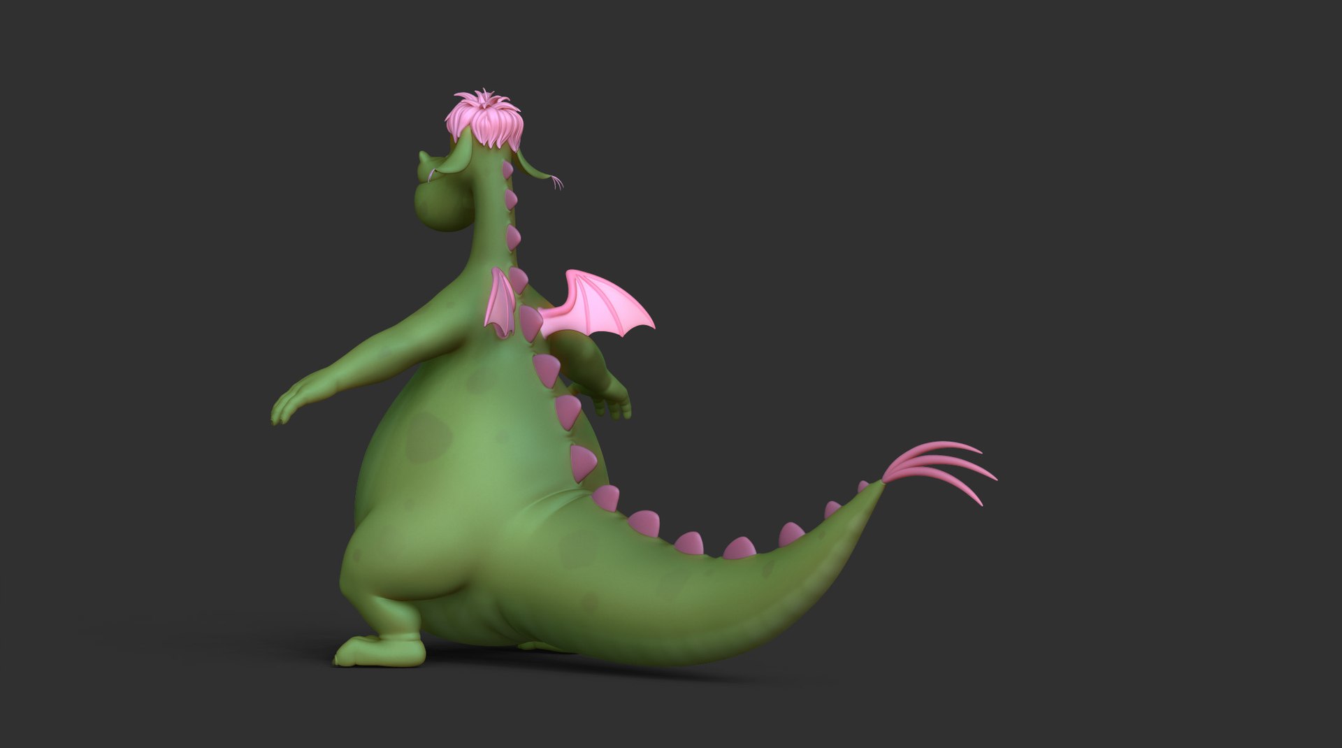 3D Elliott The Dragon - TurboSquid 2068809