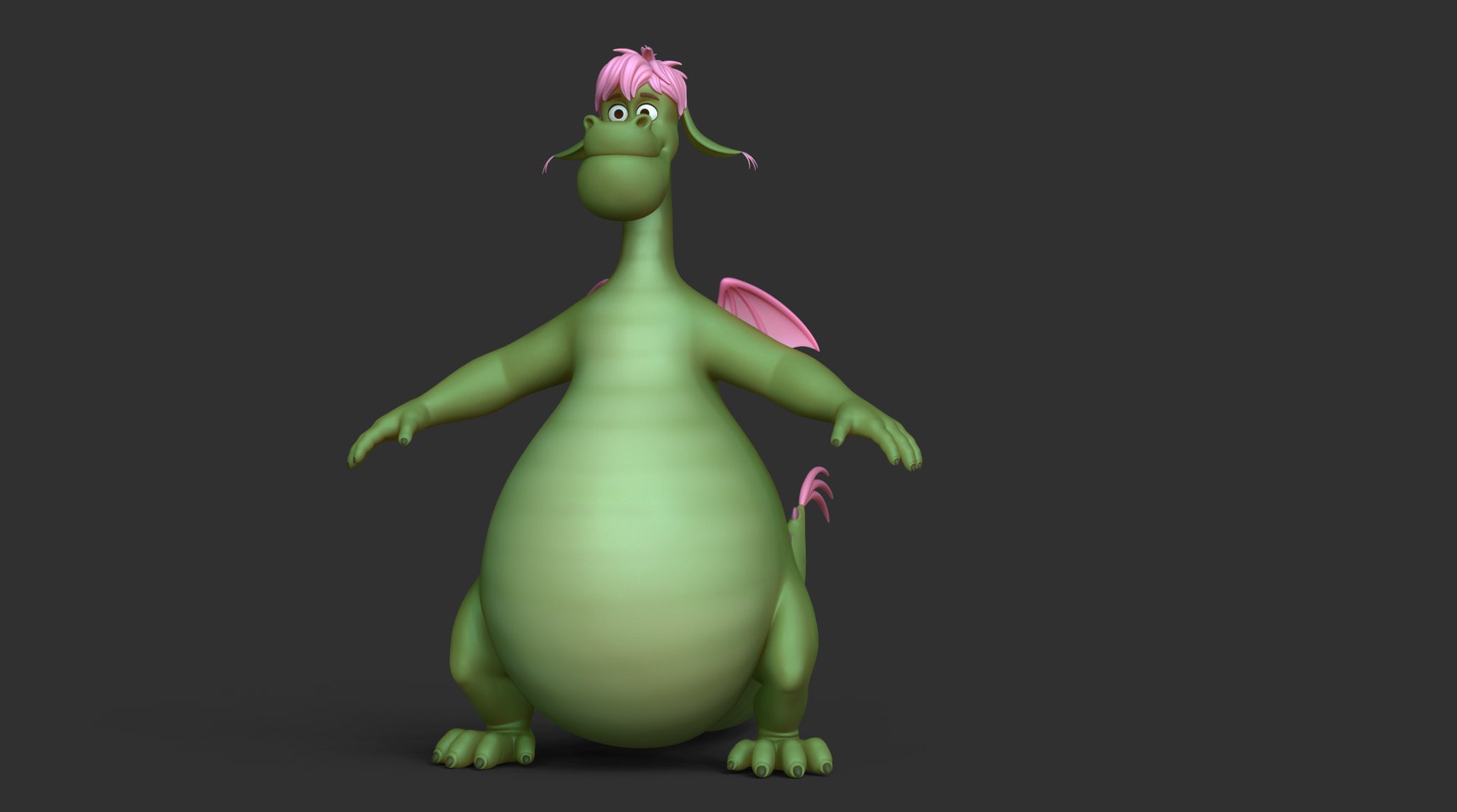3D Elliott The Dragon - TurboSquid 2068809