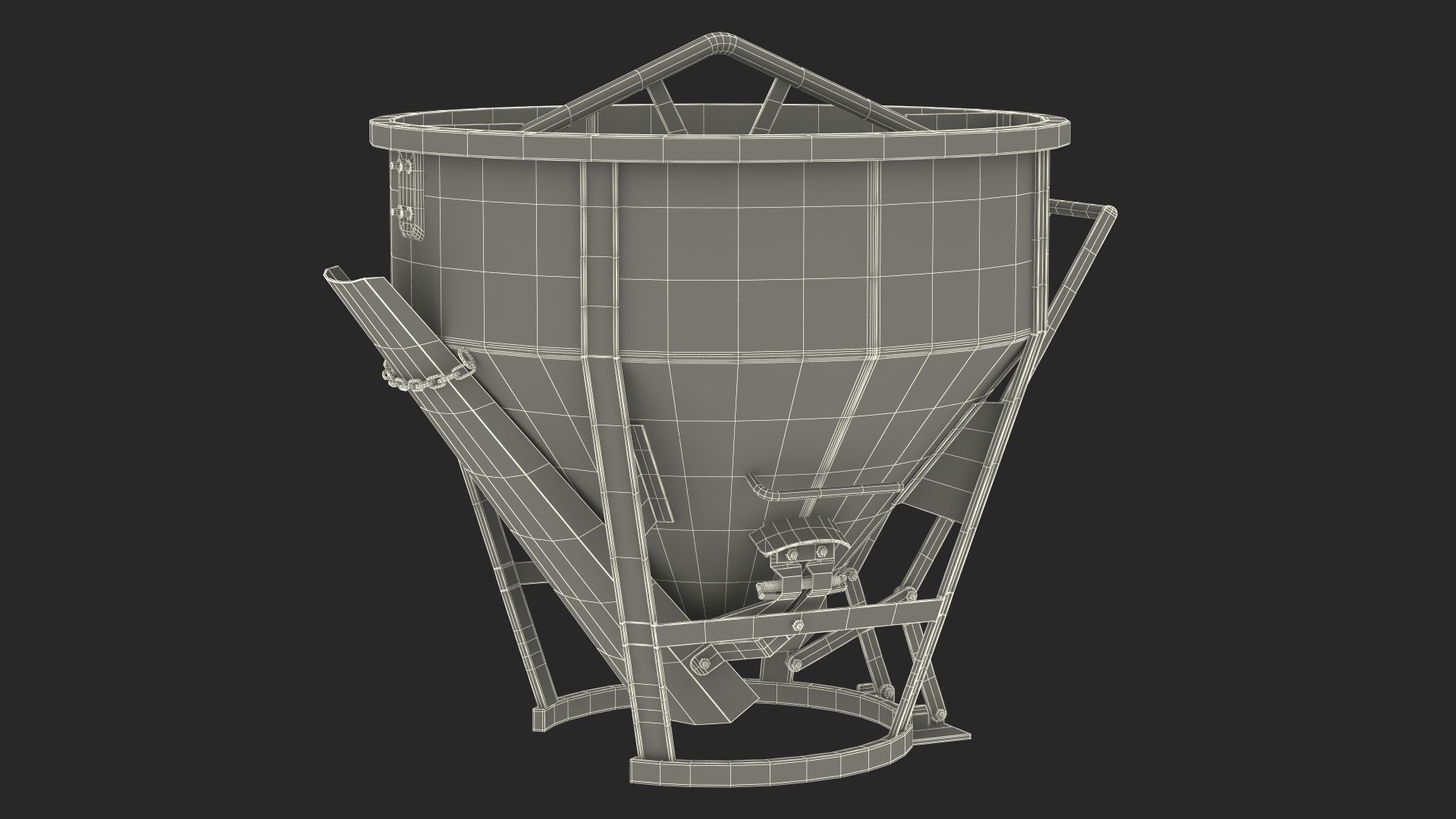 Construction Concrete Bucket 3D Model - TurboSquid 2226137