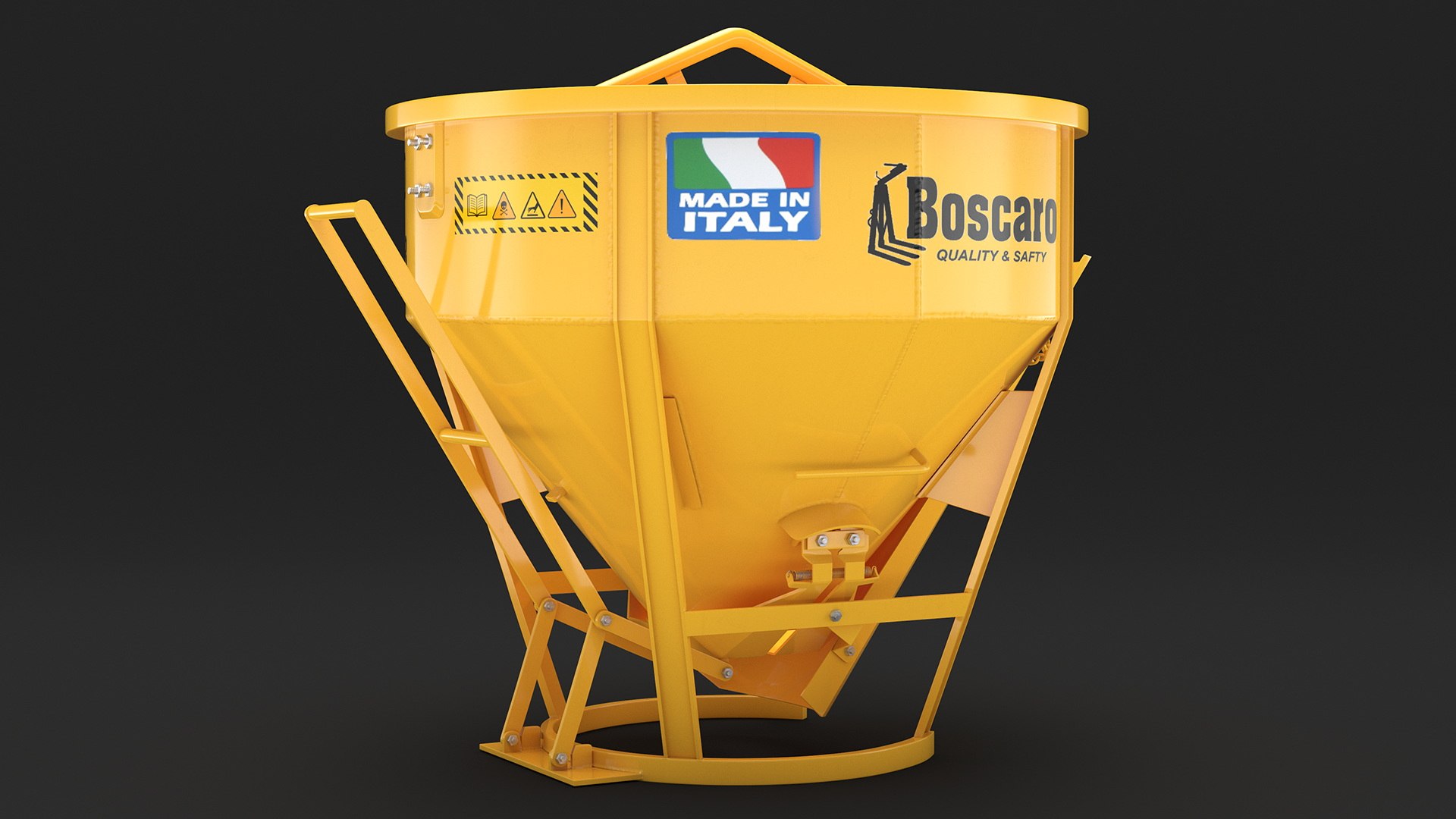 Construction Concrete Bucket 3D Model - TurboSquid 2226137