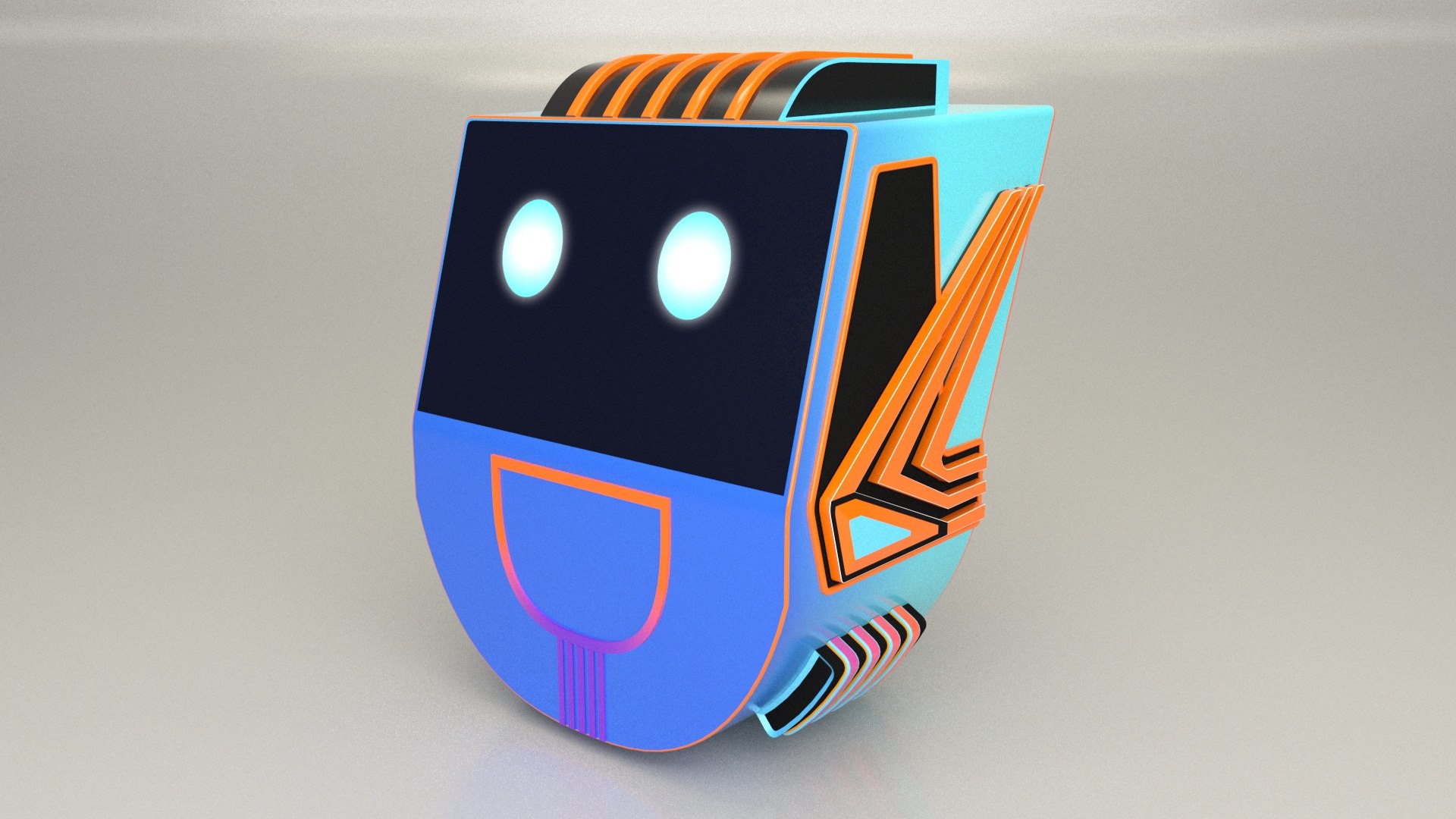 3D Game Character Robot Head - TurboSquid 1792048