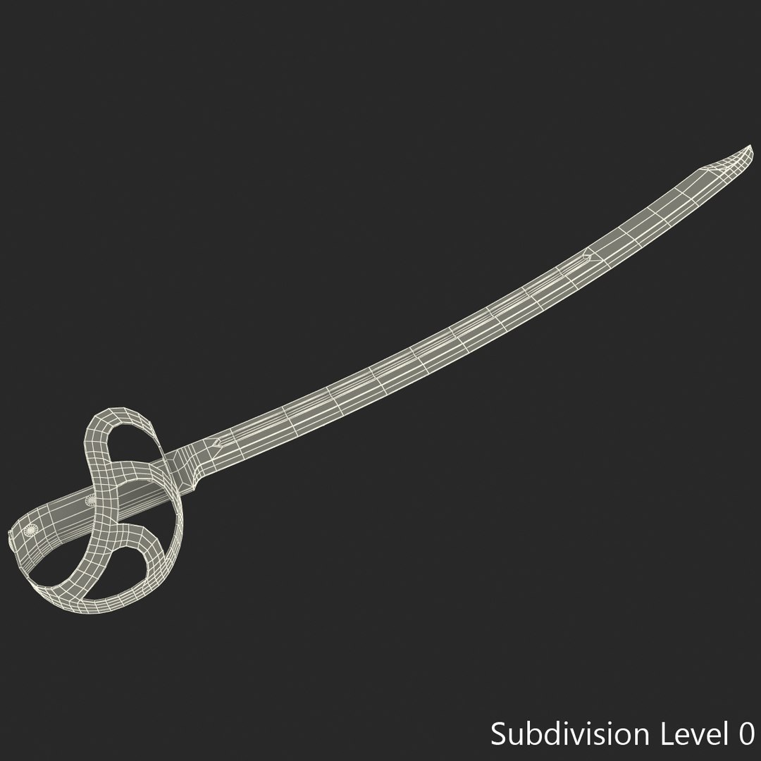 3ds max cutlass sword