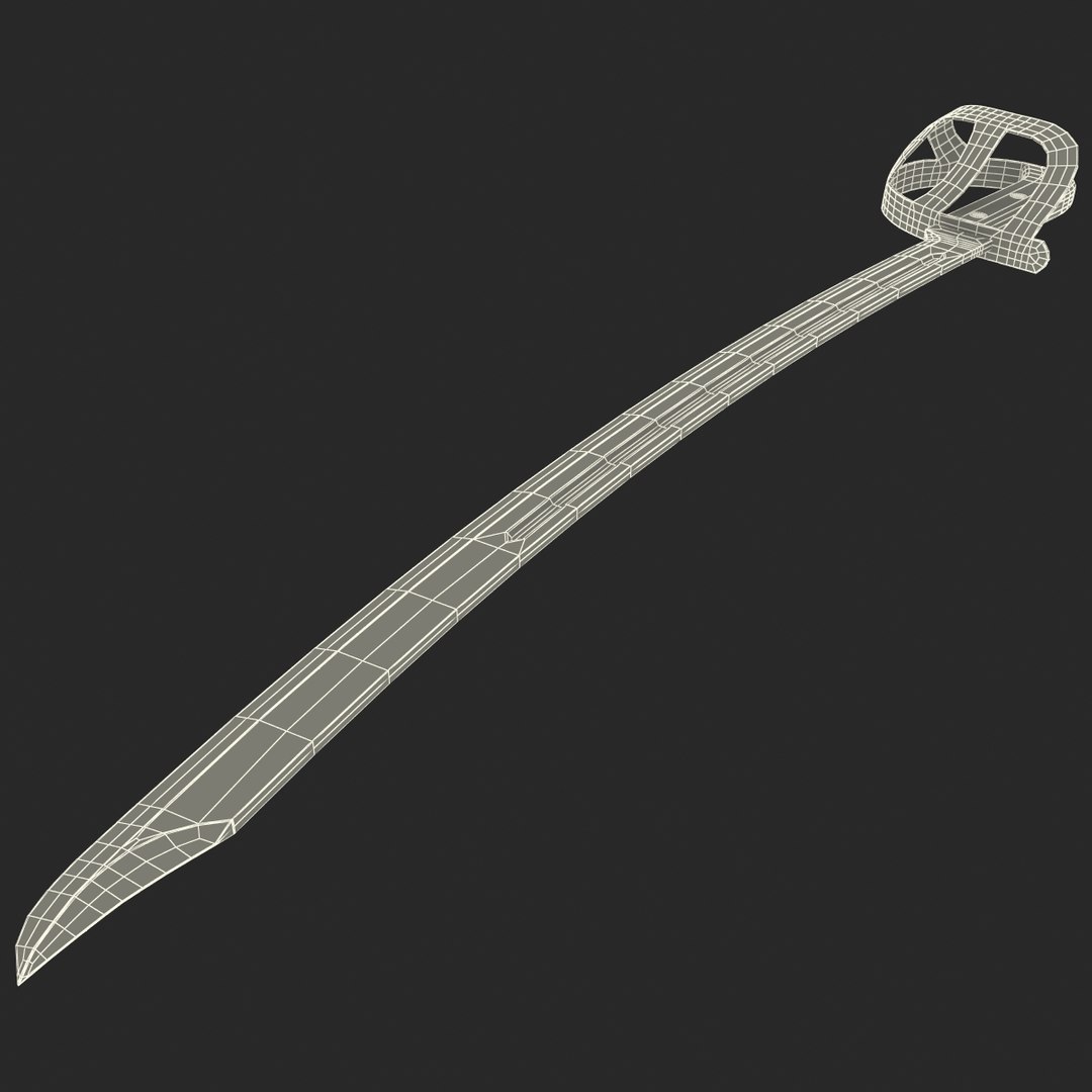 3ds max cutlass sword