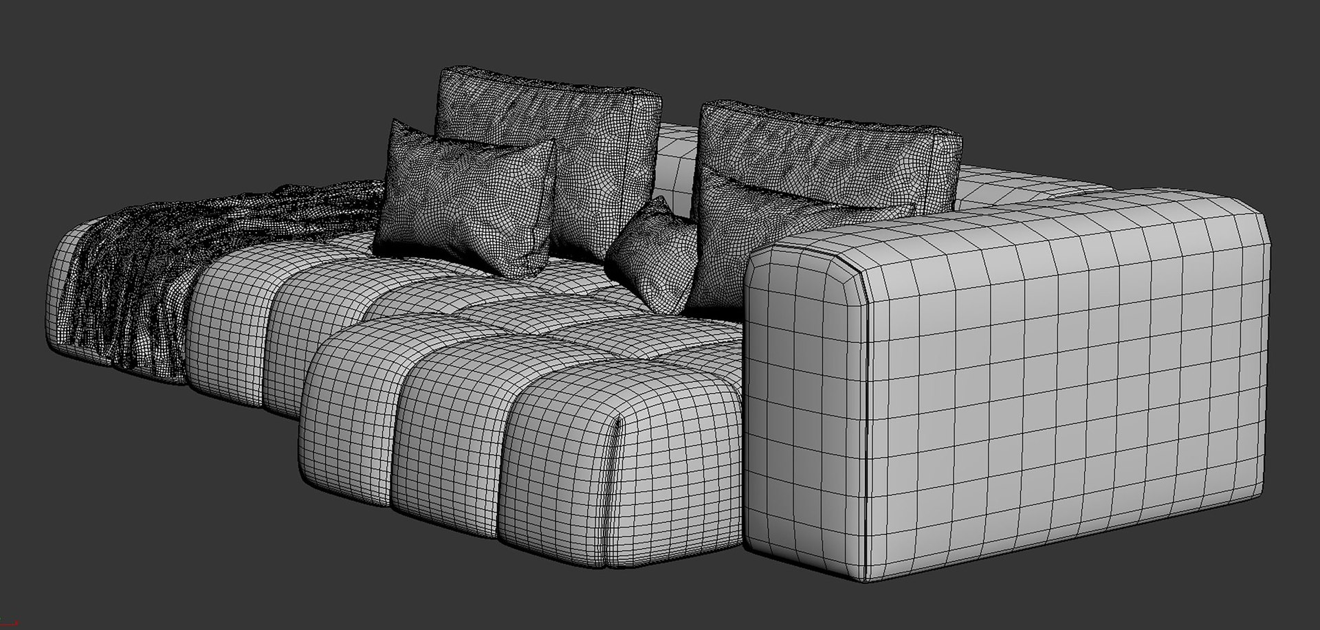 SHAMARA SOFA By Noho Home 3D Model - TurboSquid 2099004
