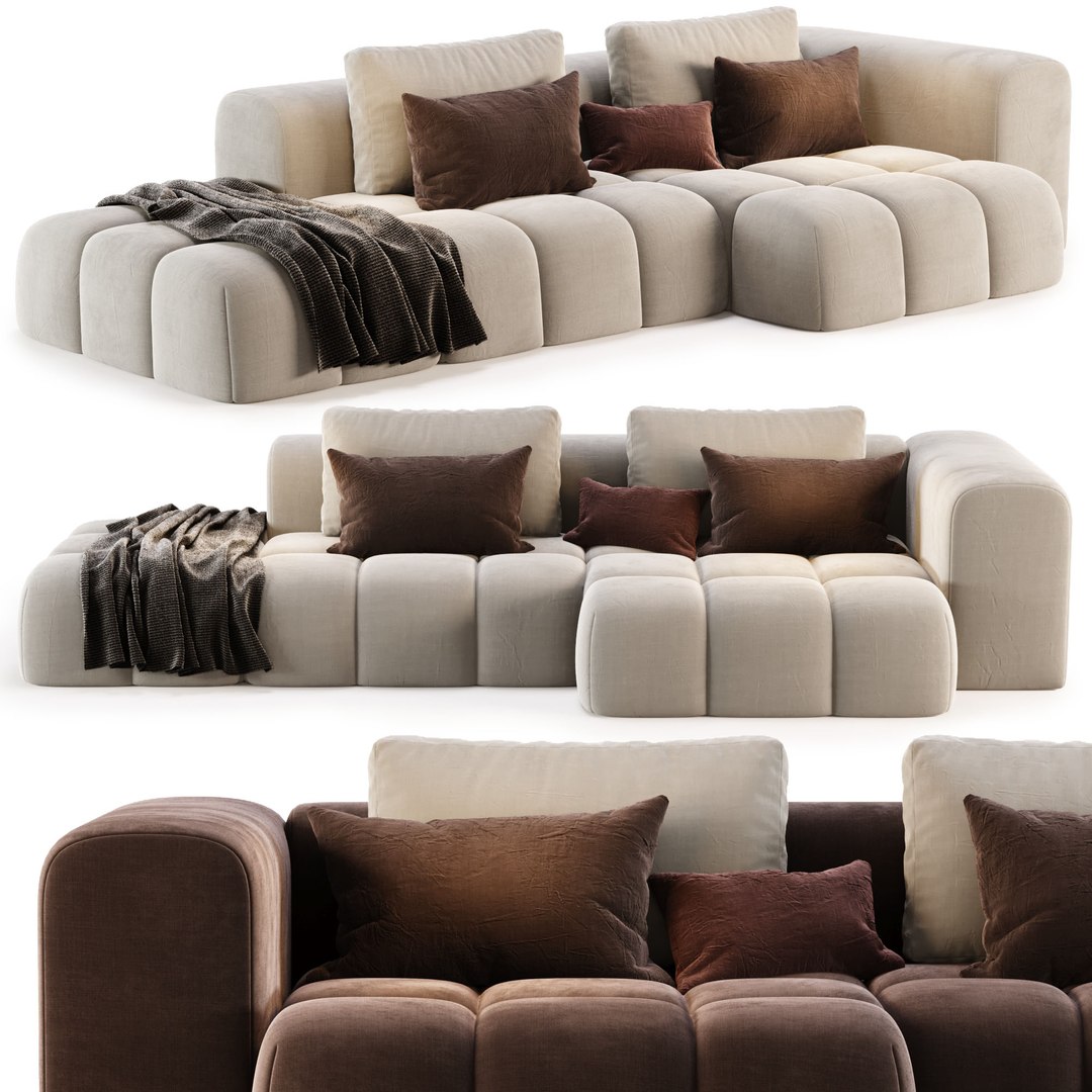 SHAMARA SOFA By Noho Home 3D Model - TurboSquid 2099004