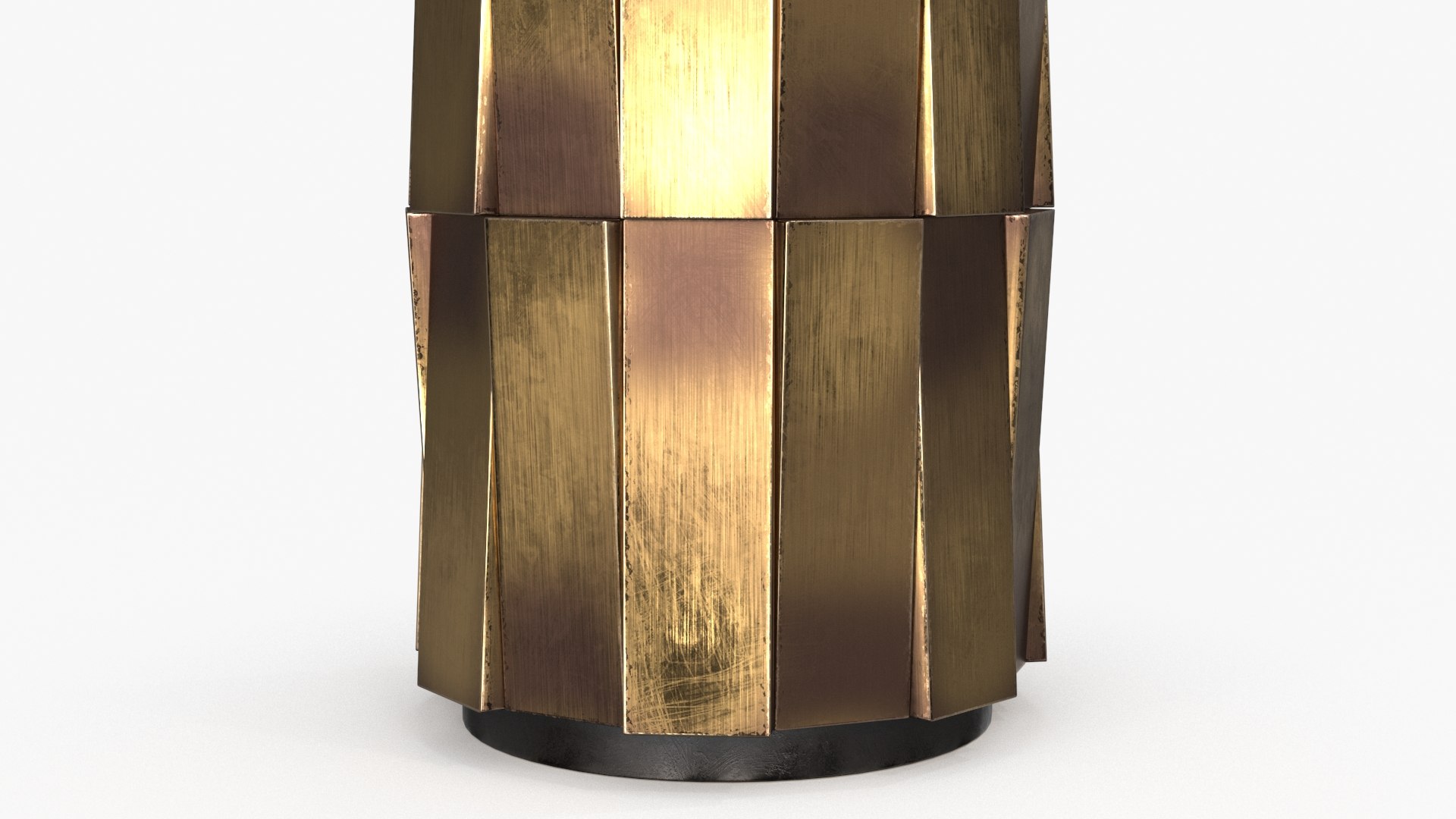 Pull Up Table Antique Brass 3D Model - TurboSquid 2224537