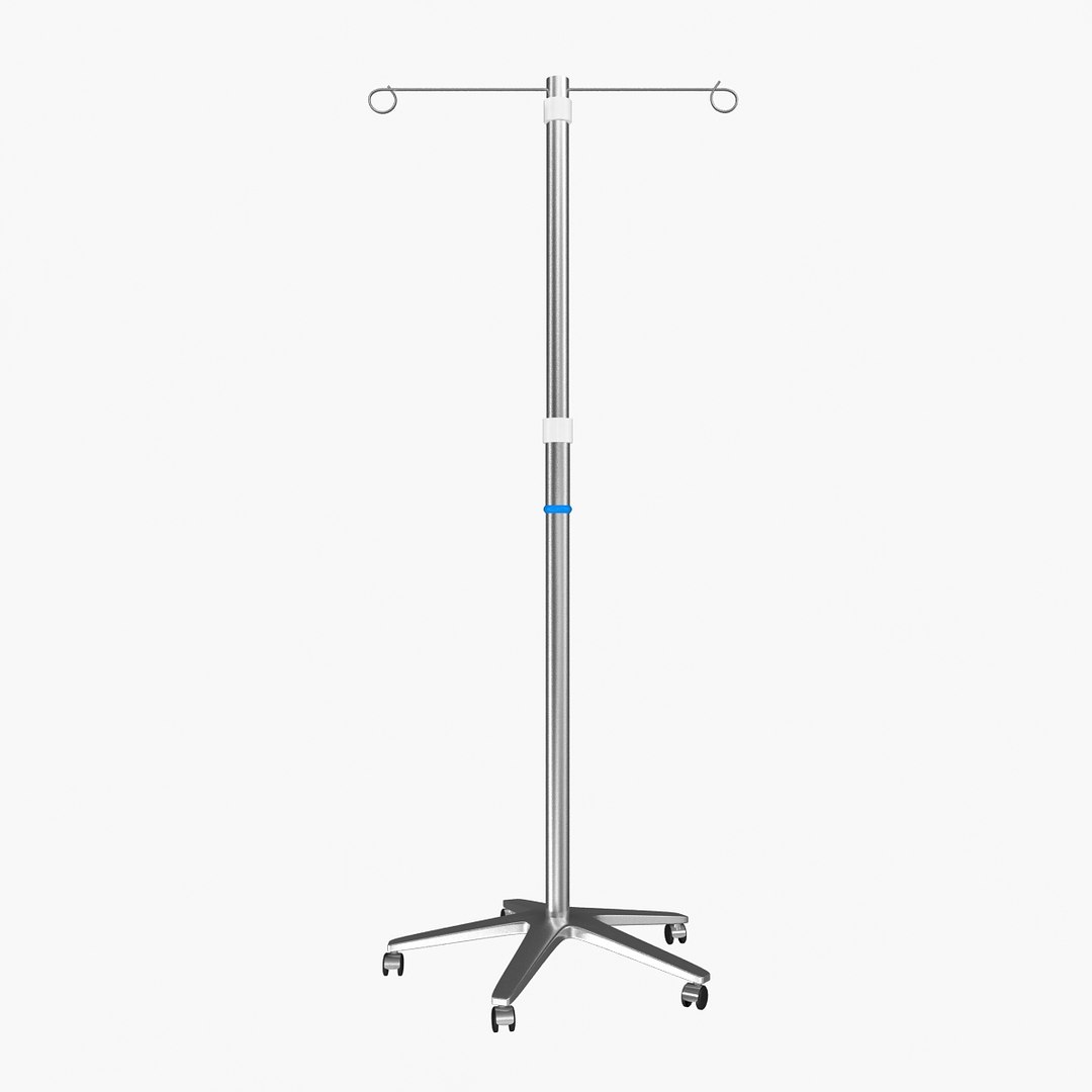 Iv Pole 3d Model