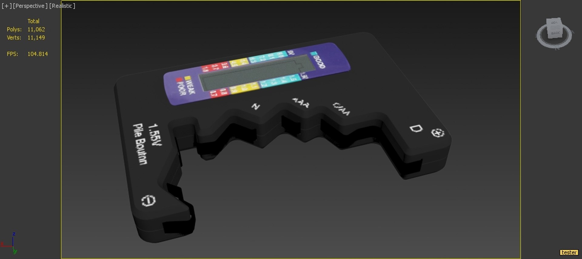 Battery Tester 3D - TurboSquid 1677414