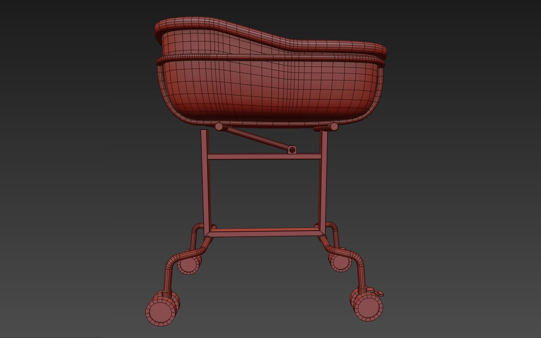 Hospital Bassinet 3D Model - TurboSquid 1831162