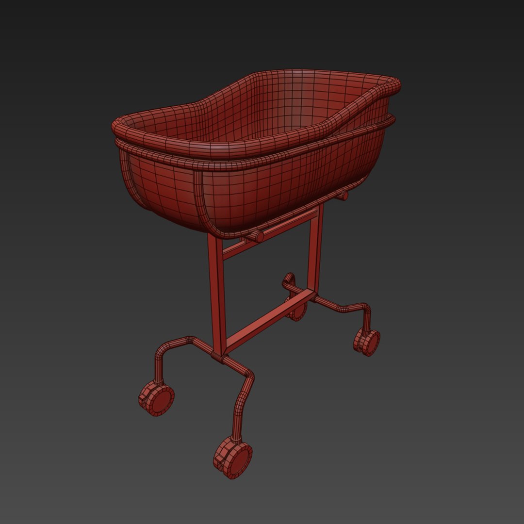 Hospital Bassinet 3D Model - TurboSquid 1831162