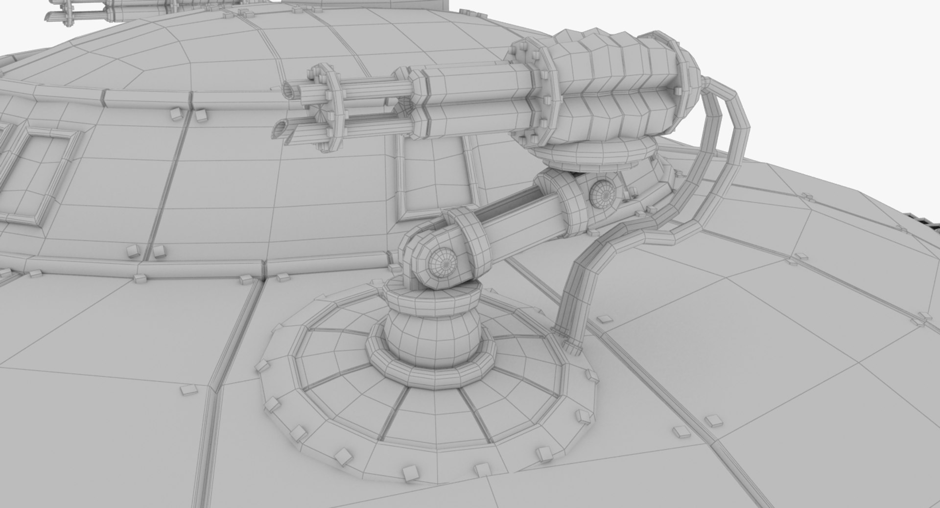 Cartoon Ufo 3D Model - TurboSquid 1207815