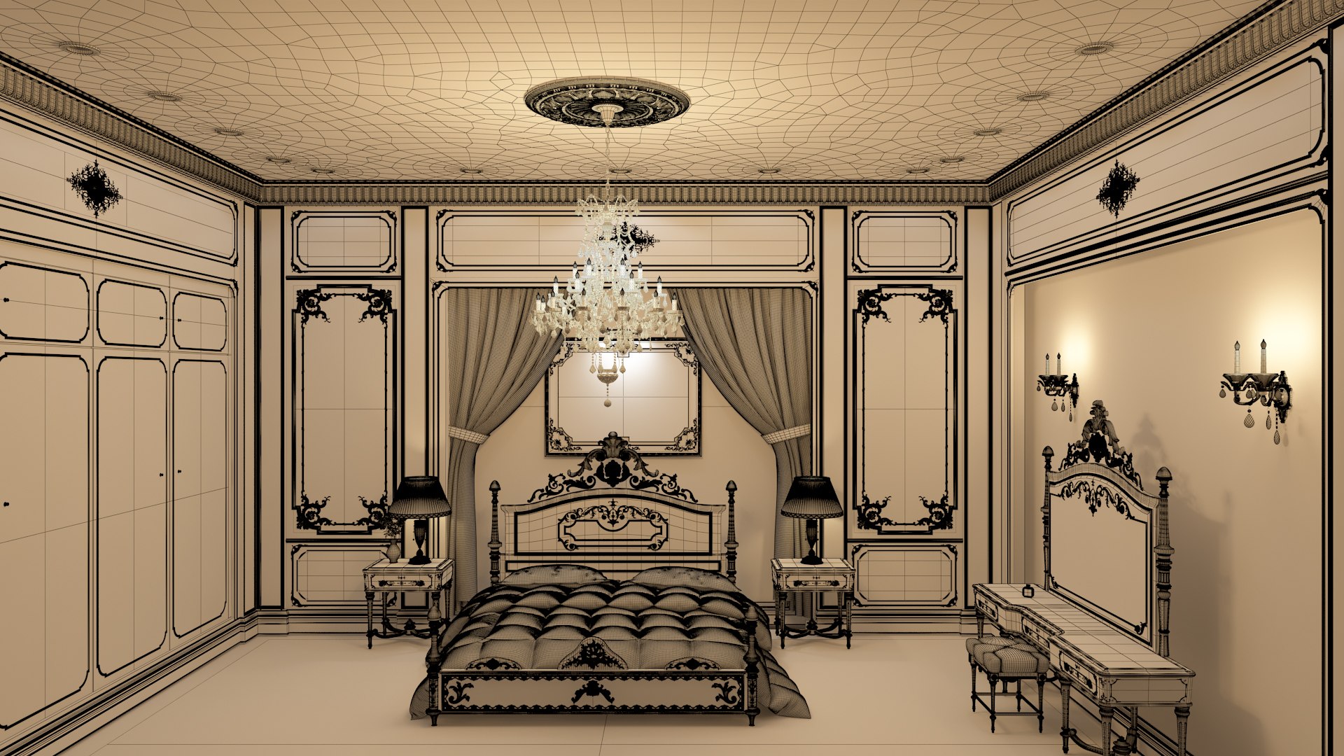 Luxury Classic Furniture 3D Model - TurboSquid 1662702