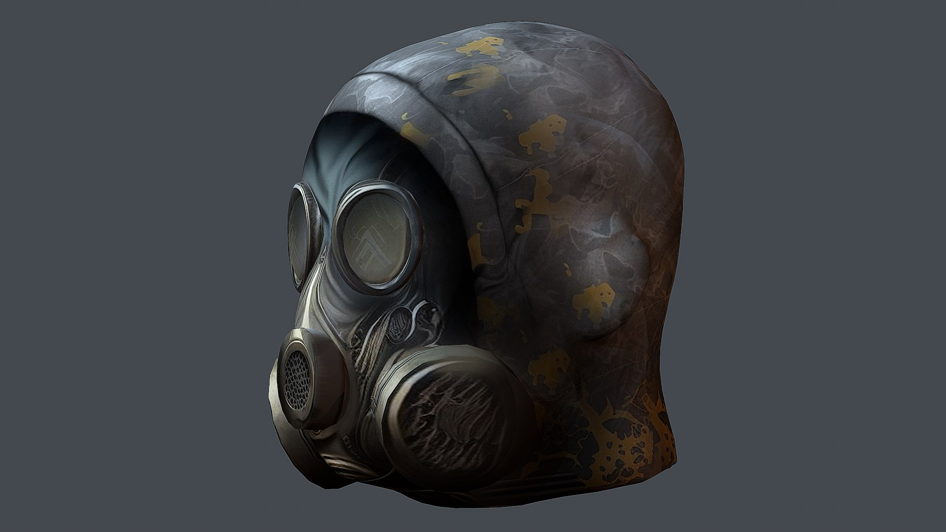 3D Gas Mask Helmet Military Combat Protection Model - TurboSquid 2028700
