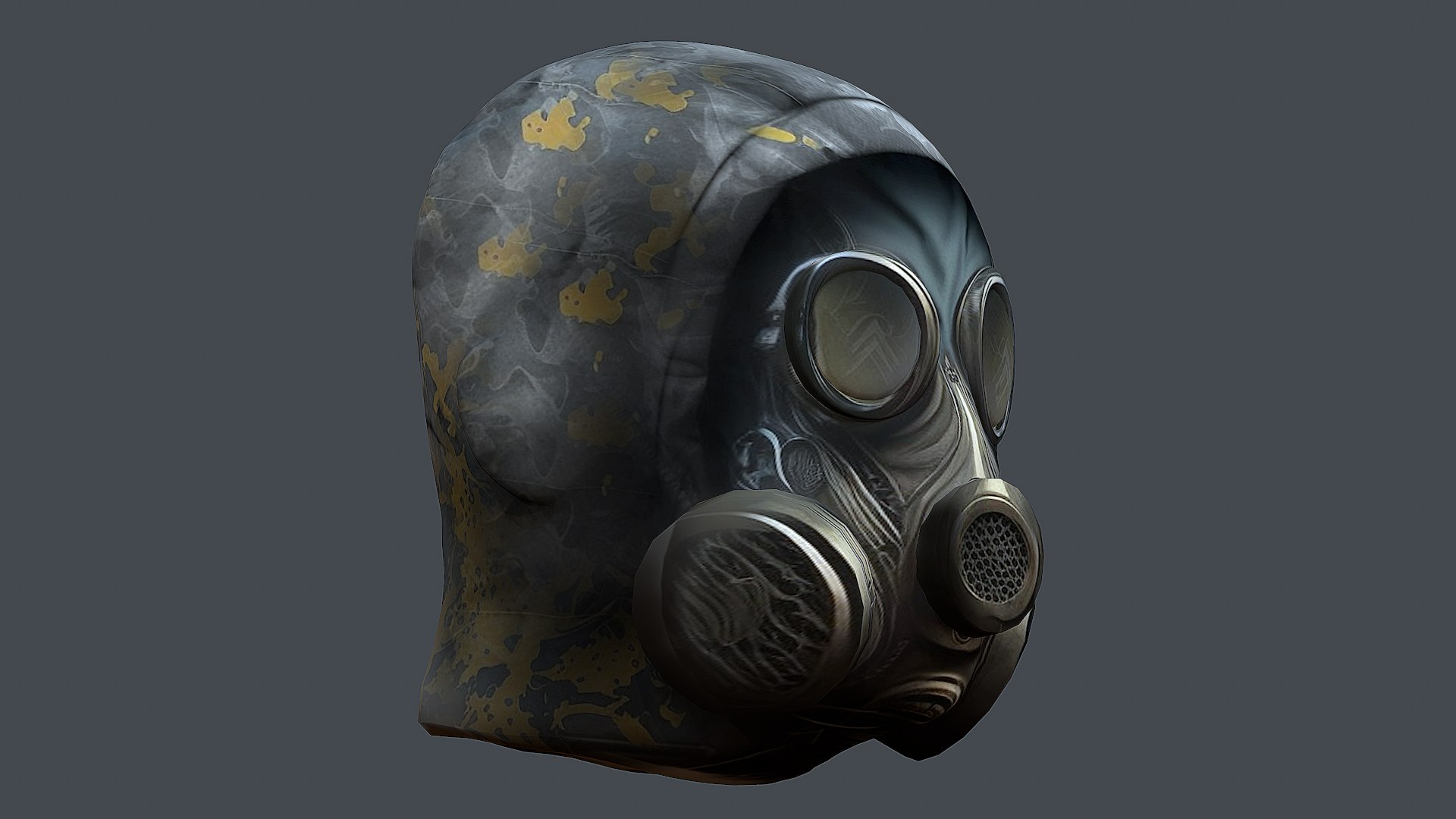 3D Gas Mask Helmet Military Combat Protection Model - TurboSquid 2028700