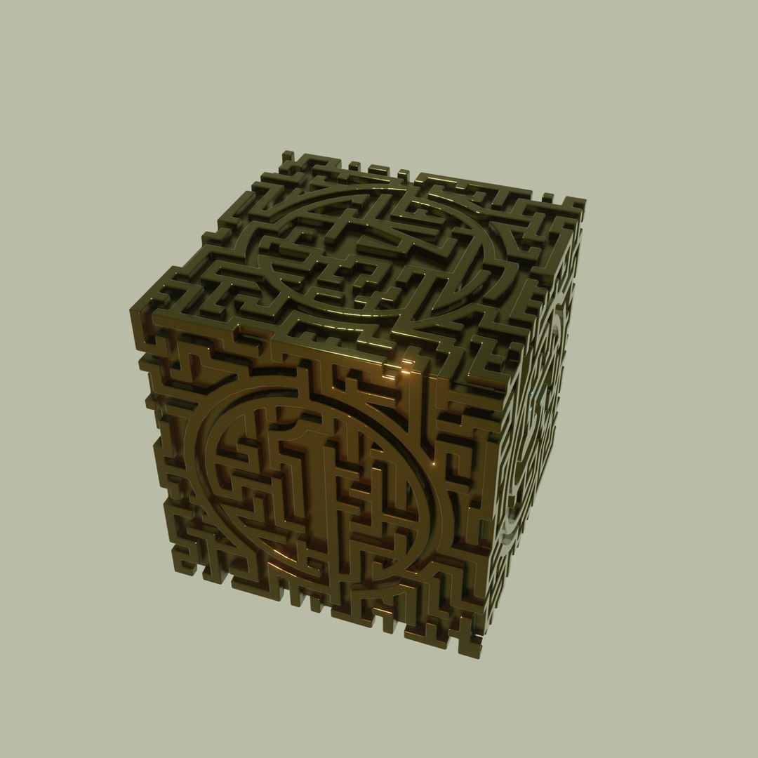 3D MODEL STL FILE CUBE LABYRINTH 2 3D Print Model 3D Model - TurboSquid ...