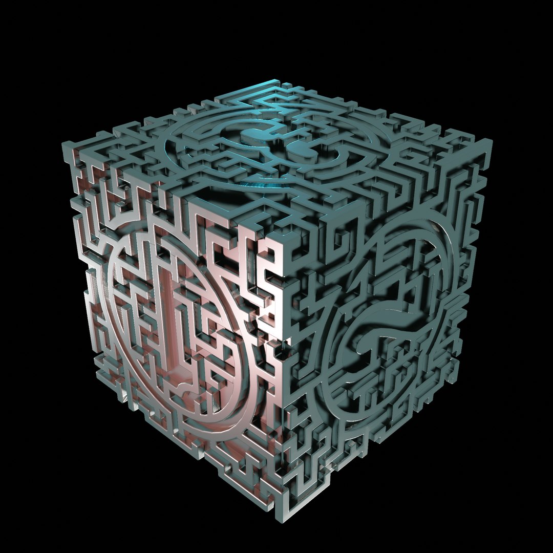 3D MODEL STL FILE CUBE LABYRINTH 2 3D Print Model 3D Model - TurboSquid ...
