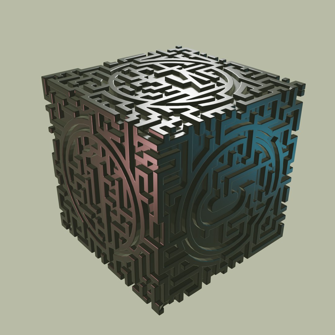 3D MODEL STL FILE CUBE LABYRINTH 2 3D Print Model 3D Model - TurboSquid ...