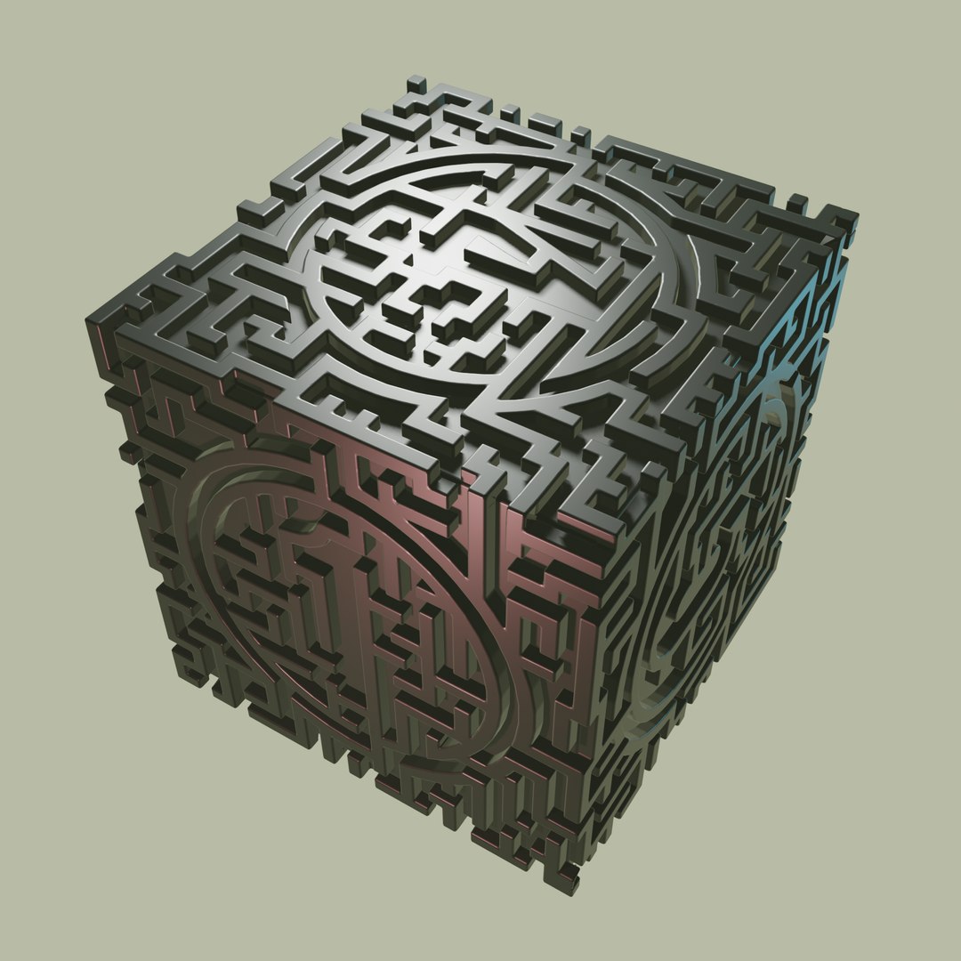 3D MODEL STL FILE CUBE LABYRINTH 2 3D Print Model 3D Model - TurboSquid ...