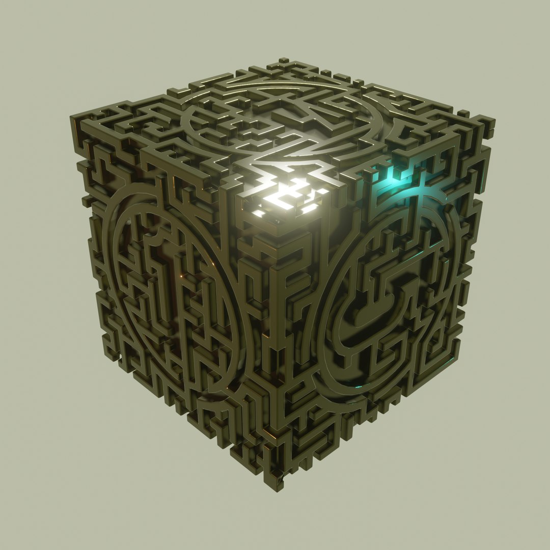 3D MODEL STL FILE CUBE LABYRINTH 2 3D Print Model 3D Model - TurboSquid ...