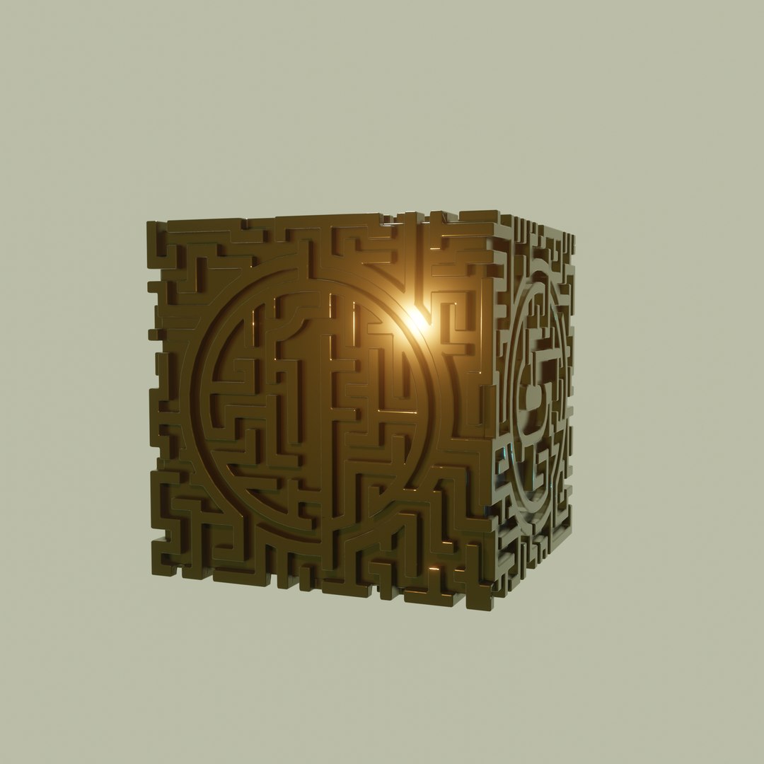 3D MODEL STL FILE CUBE LABYRINTH 2 3D Print Model 3D Model - TurboSquid ...