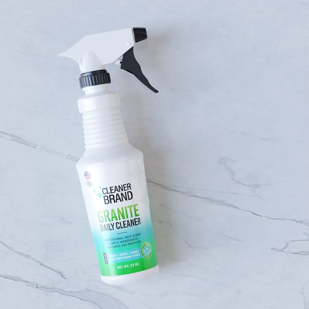 3D Cleaner Bottle Packaging - TurboSquid 1993649