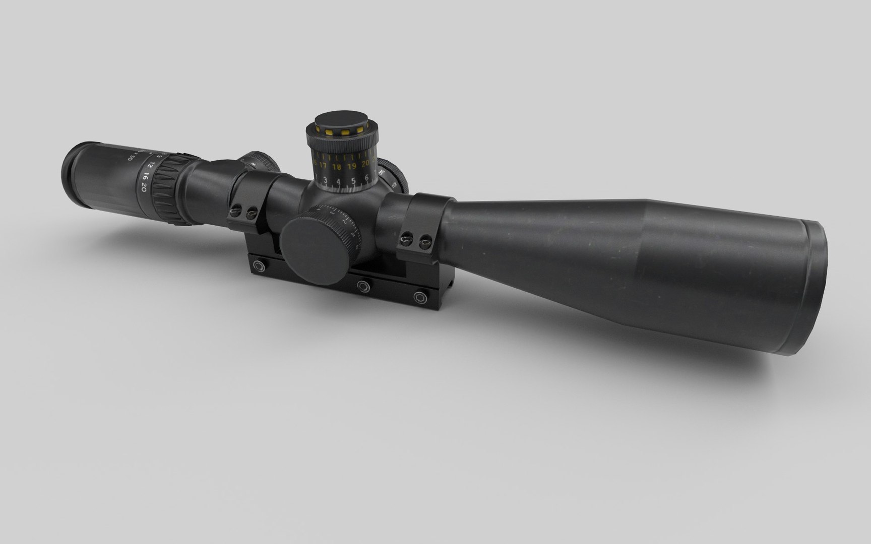 Telescopic Sight PM11 Model - TurboSquid 1815403