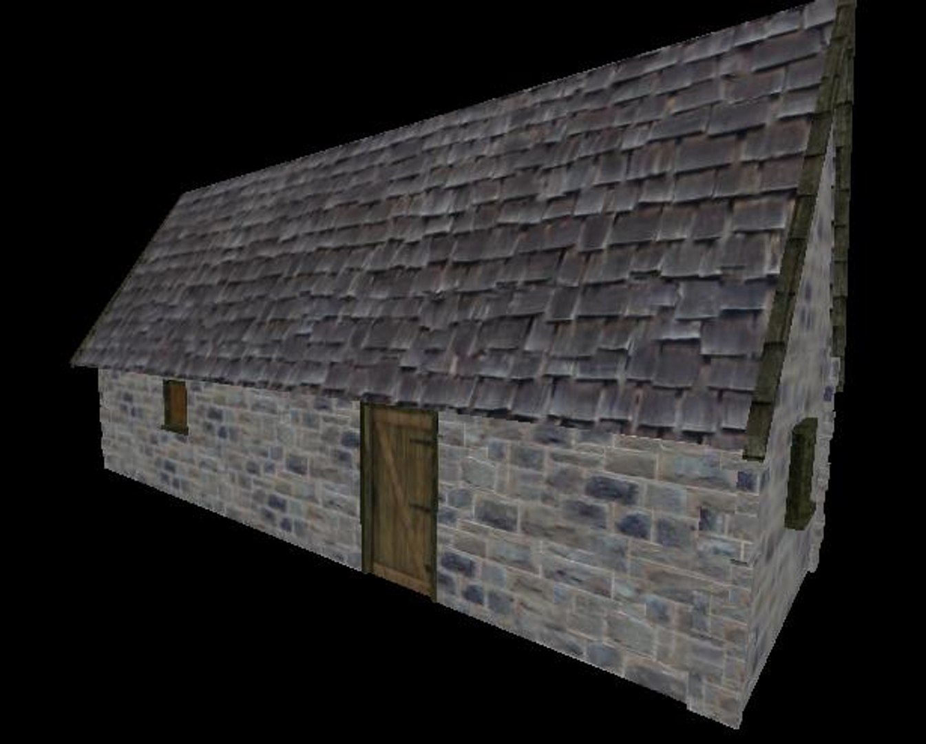 3d Medieval Village Cottage Model