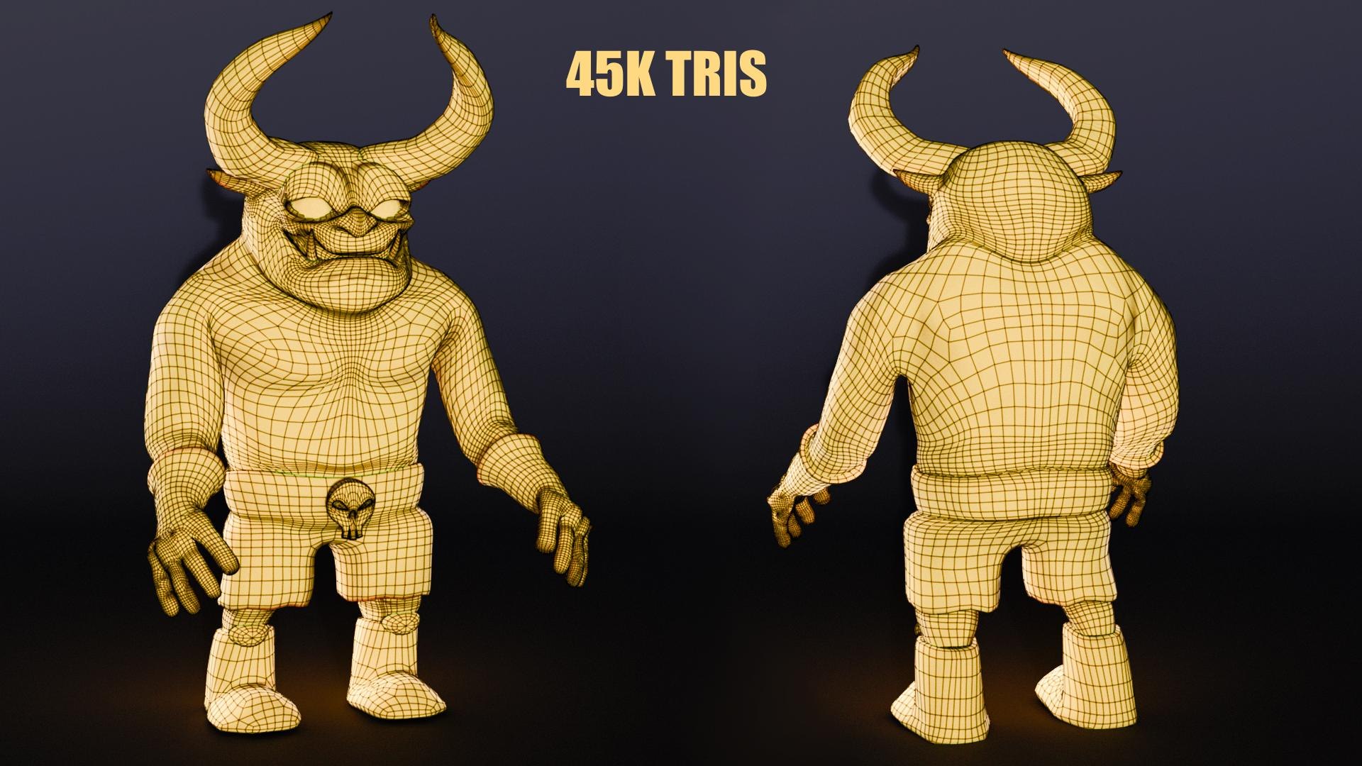 Stylized Demon Troll 3D Model - TurboSquid 2337901